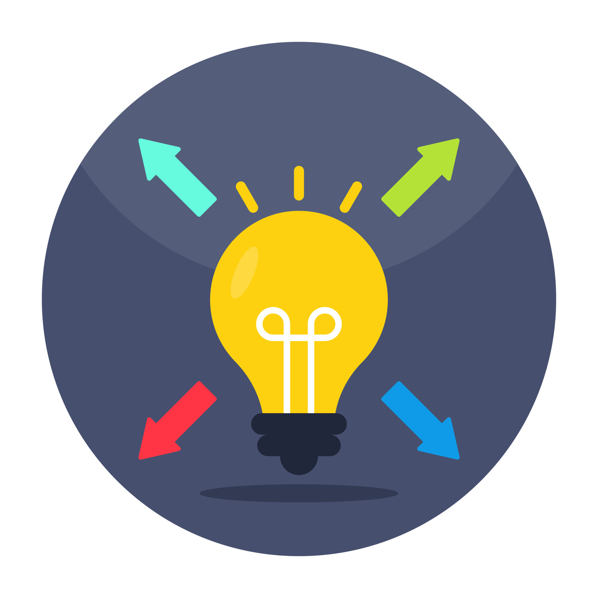 Modern design icon of bright idea 13278898 Vector Art at Vecteezy