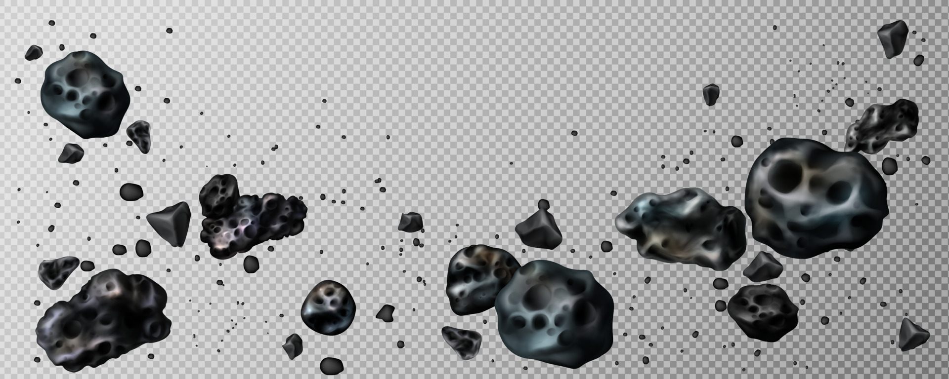 An Asteroid Belt Drawing