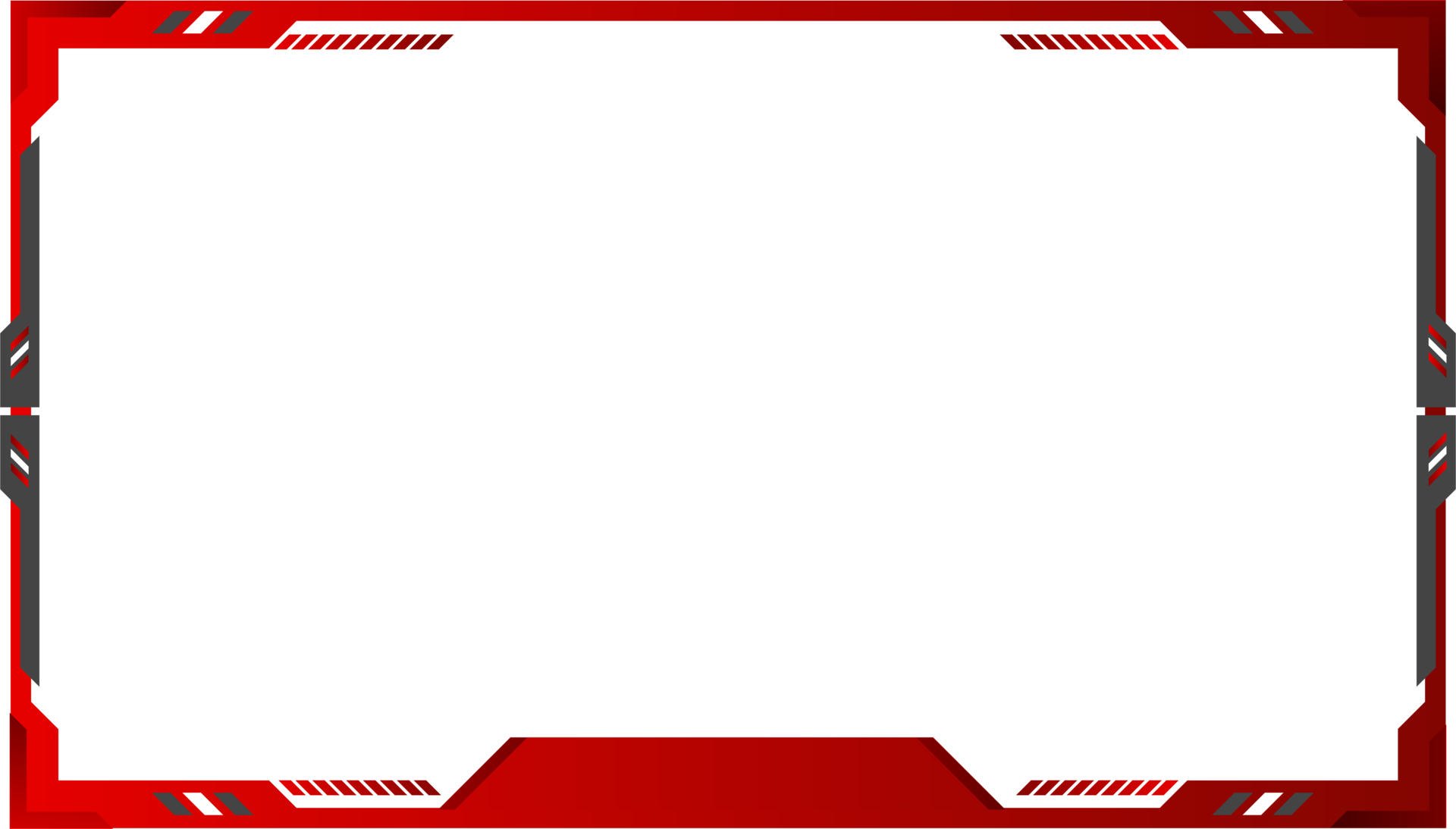 Live streaming overlay PNG with red and dark color. Stream overlay ...