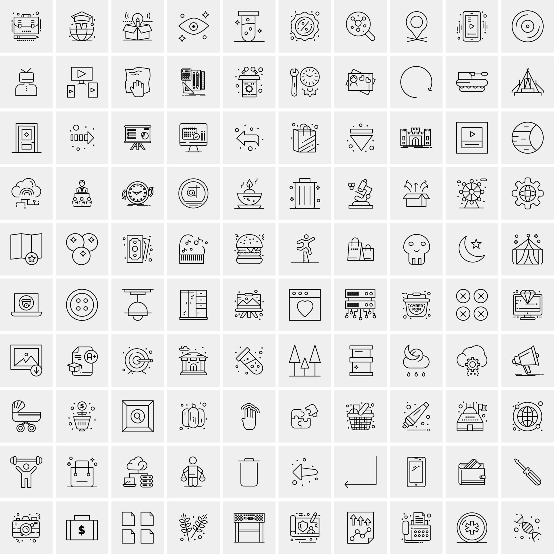 Insurance Umbrella Secure Love Mobile App Button Android And Ios Line Version 13288651 Vector