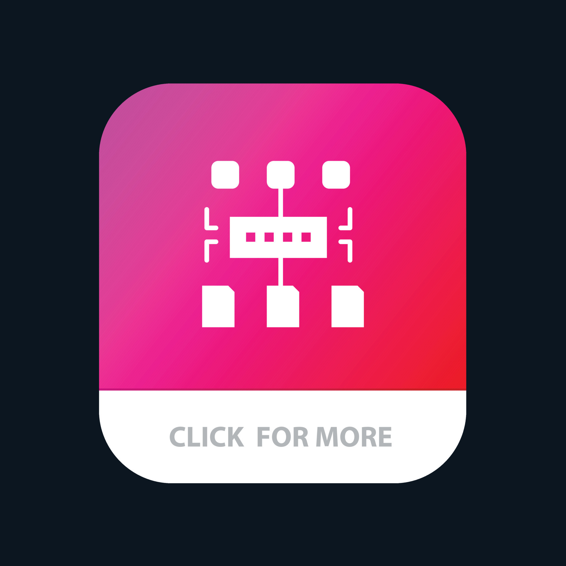Algorithm Program User Document Mobile App Icon Design 13290478 Vector