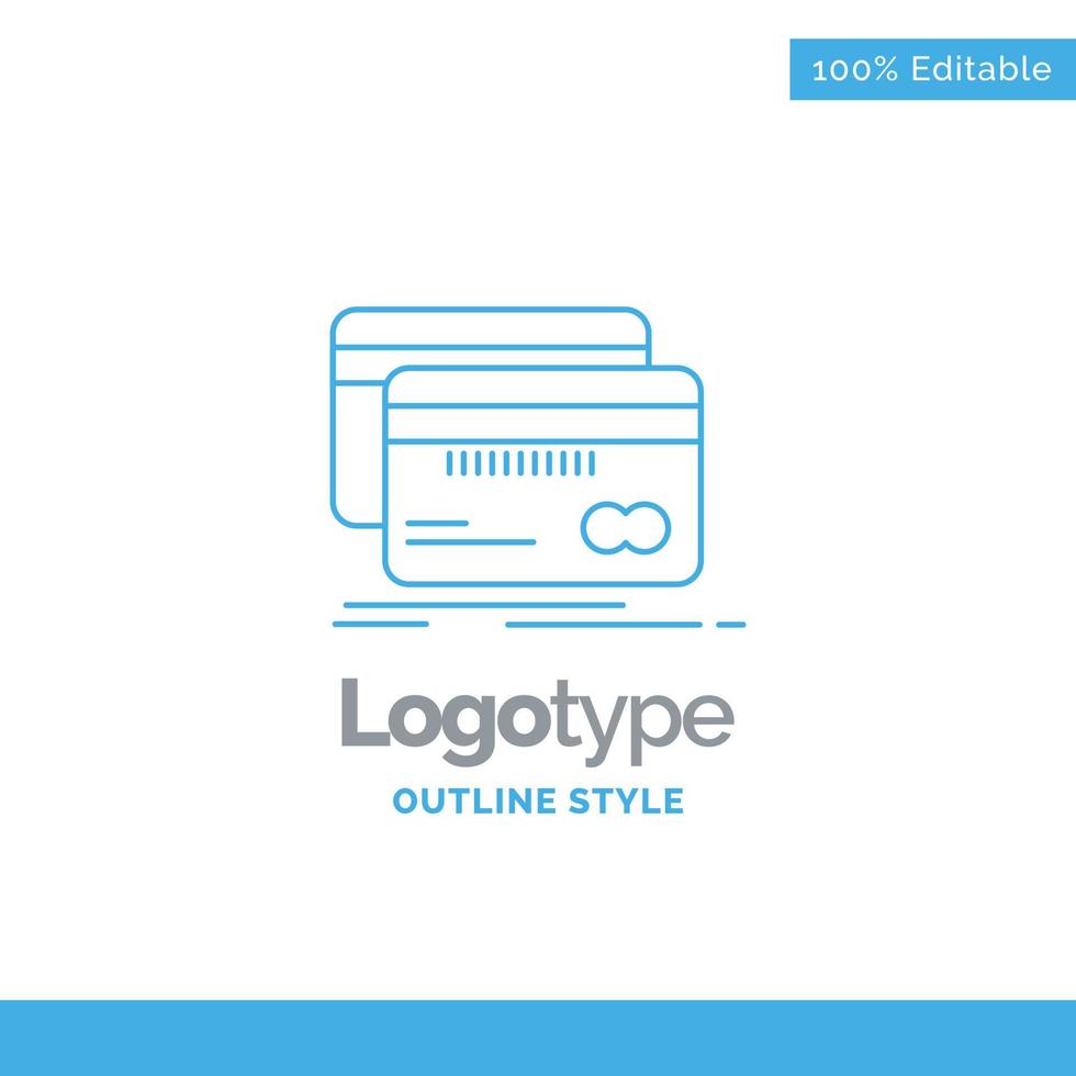 Blue Logo design for Banking. card. credit. debit. finance. Business ... Blue Logo design for Banking. card. credit. debit. finance. Business ...