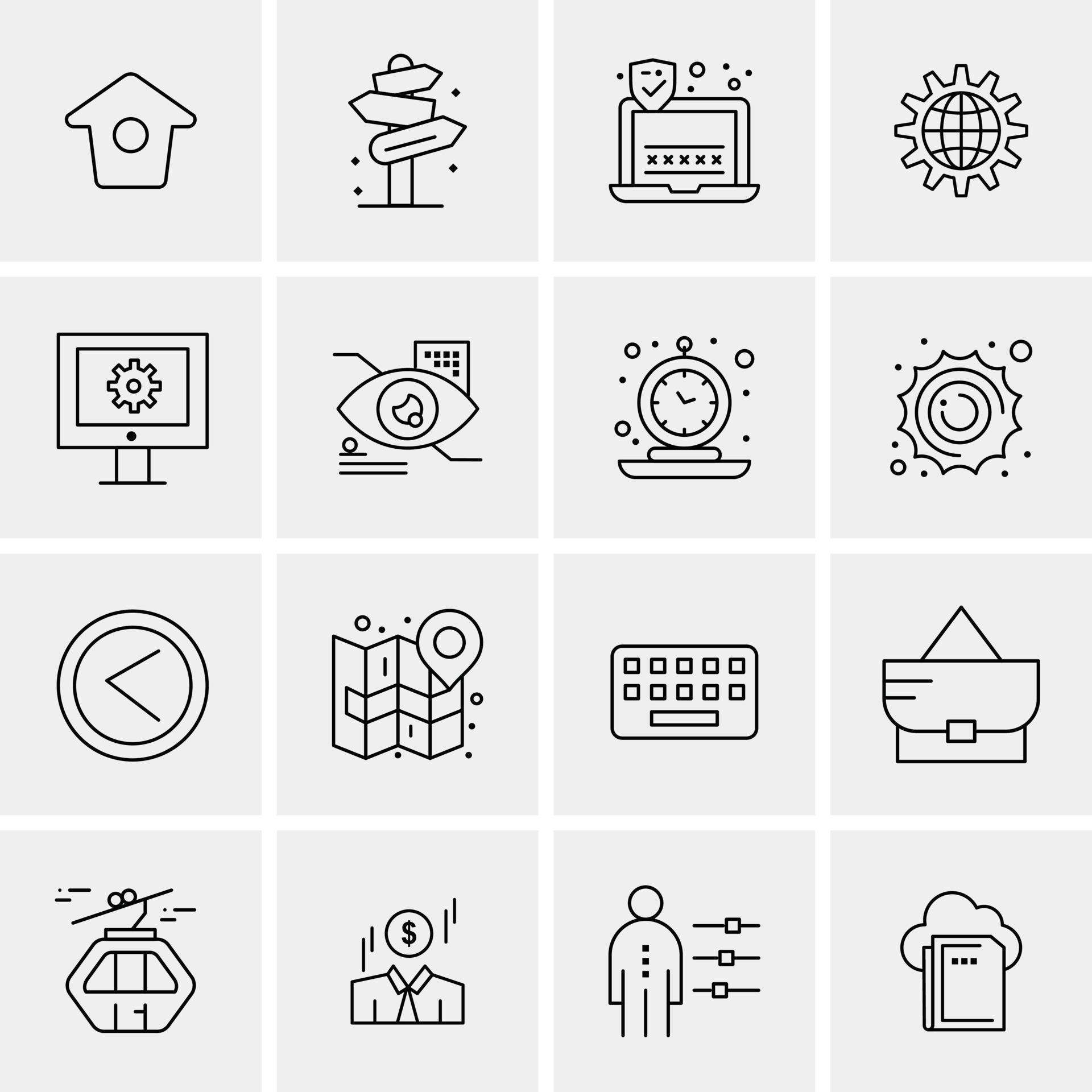 Eye Eyes Watching Mobile App Button Android and IOS Line Version 13294641 Vector Art at Vecteezy