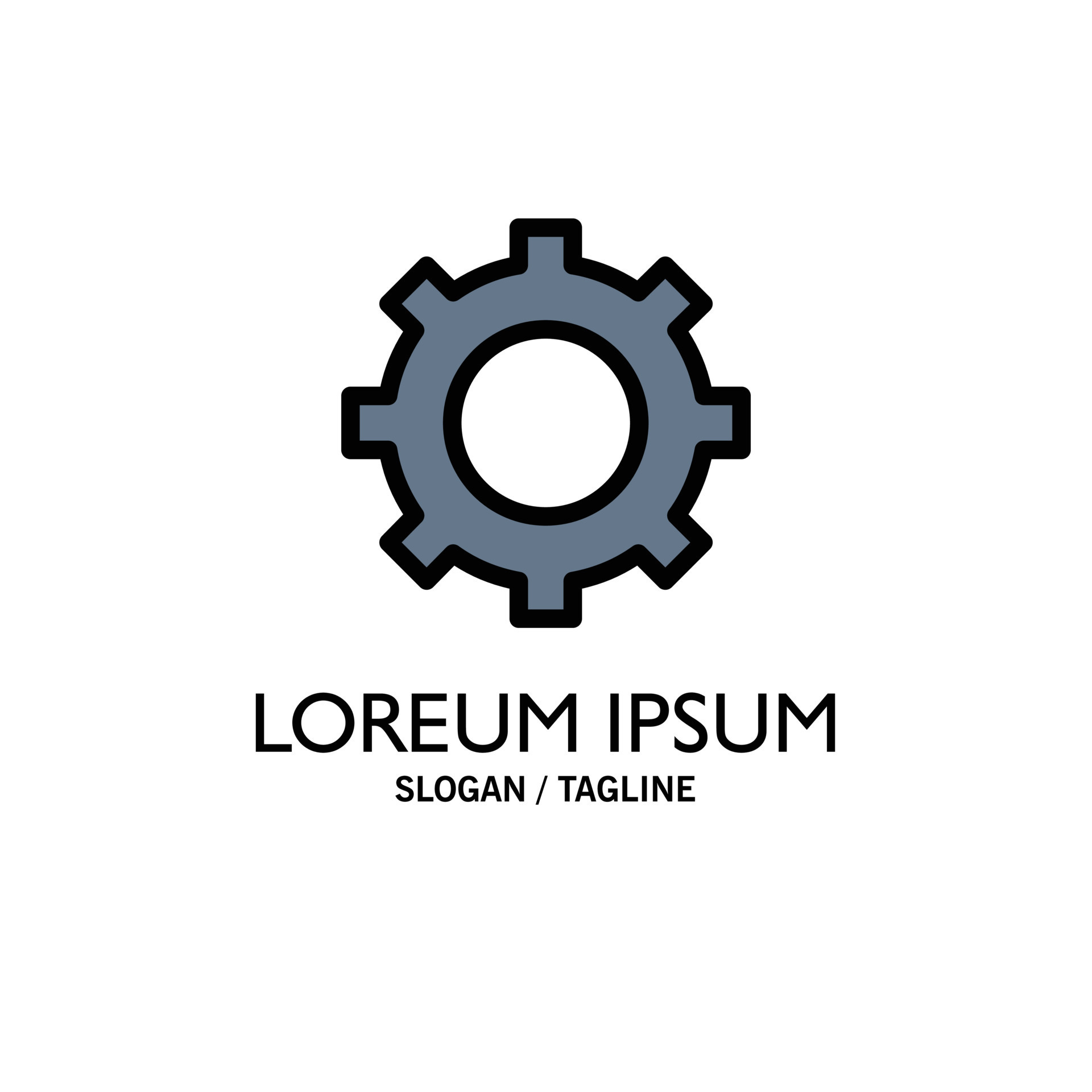 Cog Setting Gear Business Logo Template Flat Color 13296213 Vector Art ... Cog Setting Gear Business Logo Template Flat Color 13296213 Vector Art ...