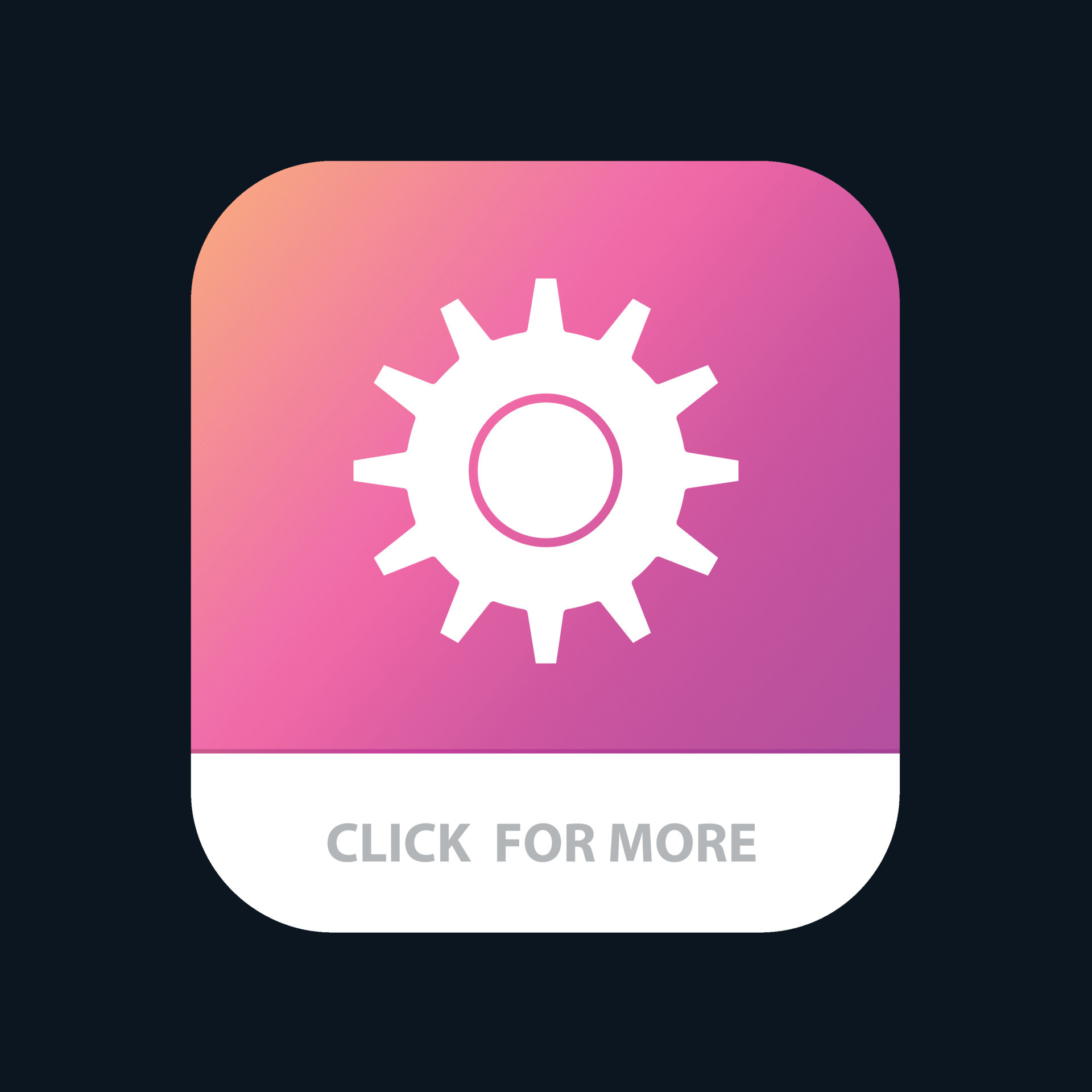 Cogs Gear Setting Mobile App Button Android And Ios Glyph Version 13298052 Vector Art At Vecteezy