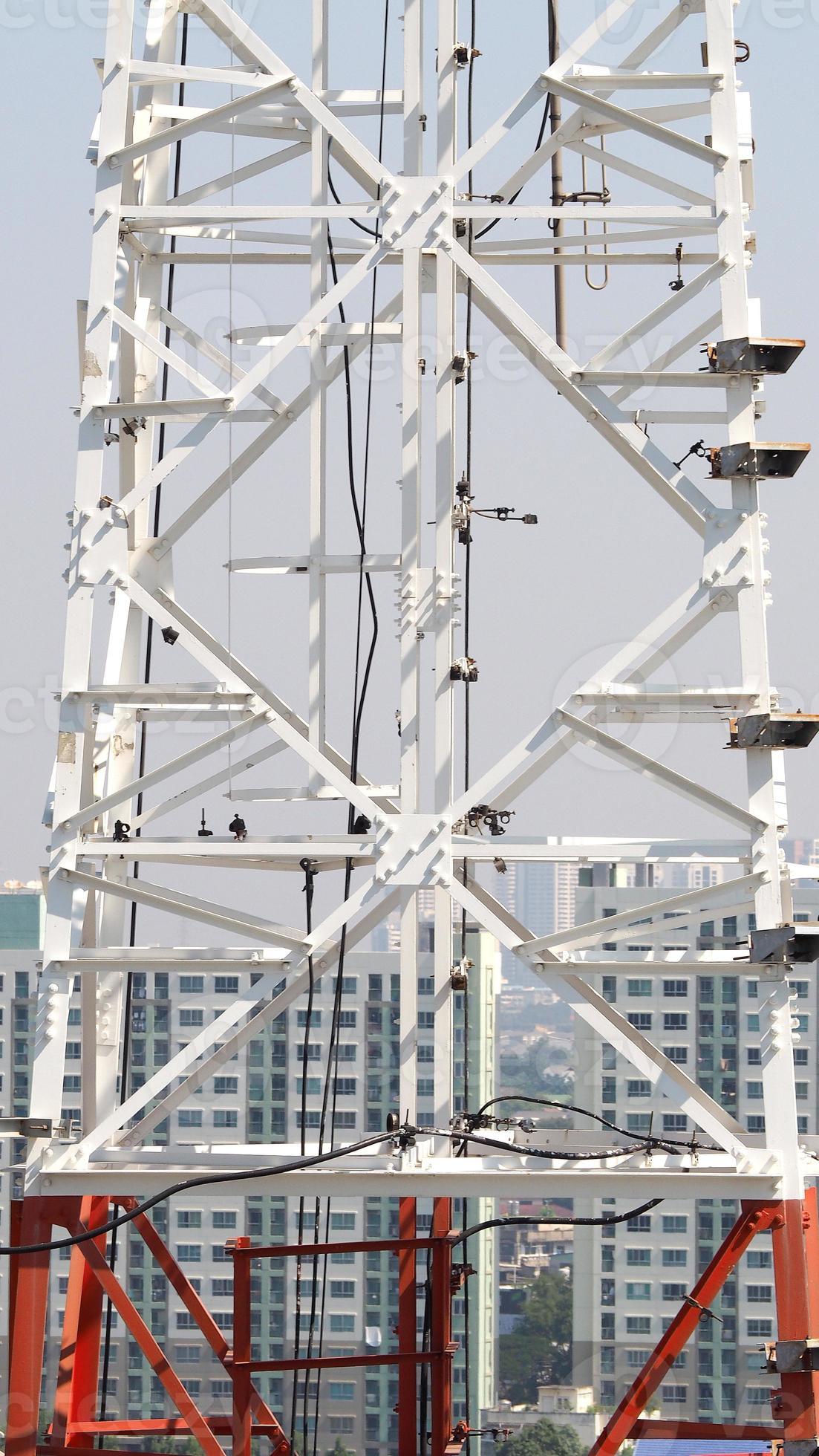 Telecom tower closeup . 13311277 Stock Photo at Vecteezy