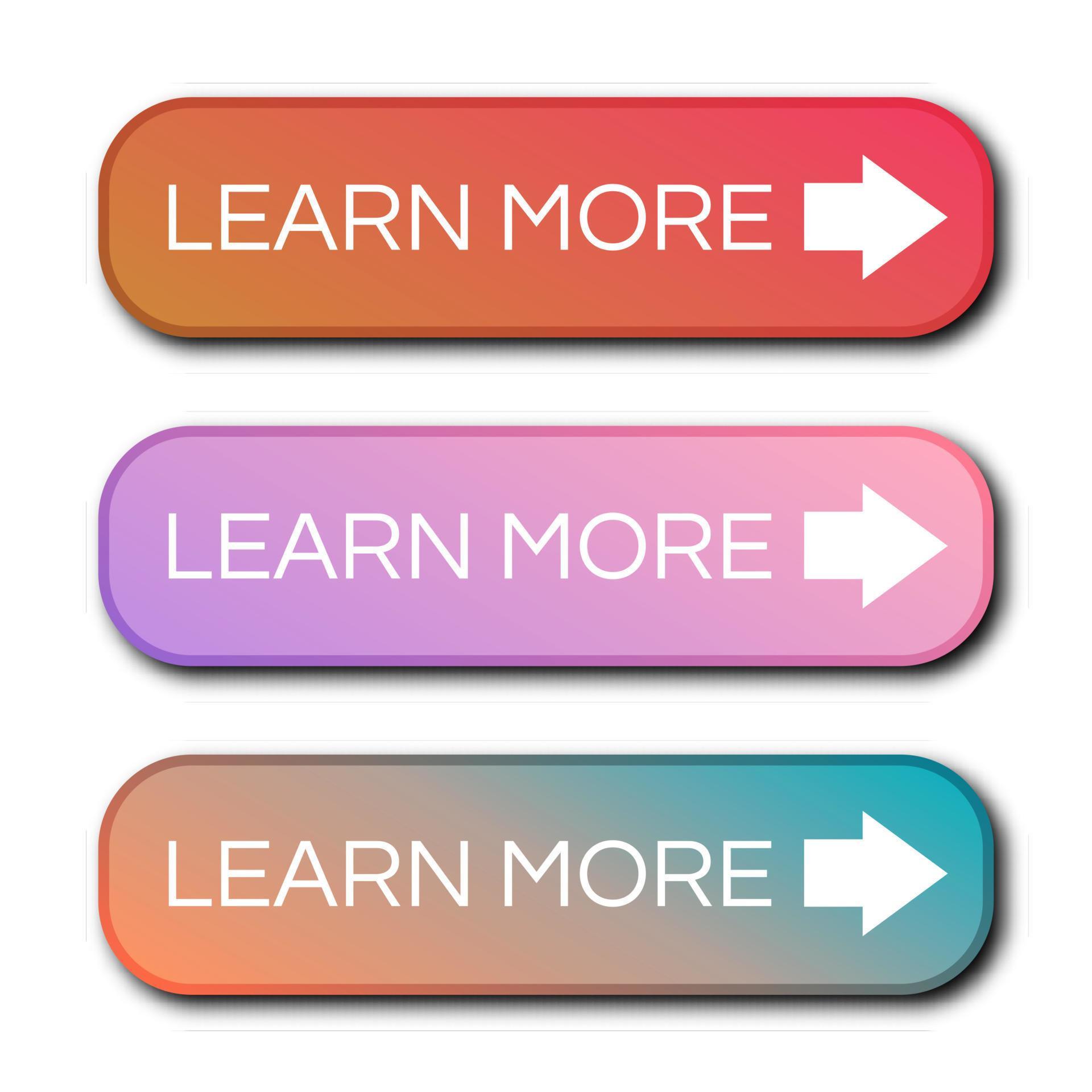 Set of three modern gradient buttons with shadows. Read more Buttons ...