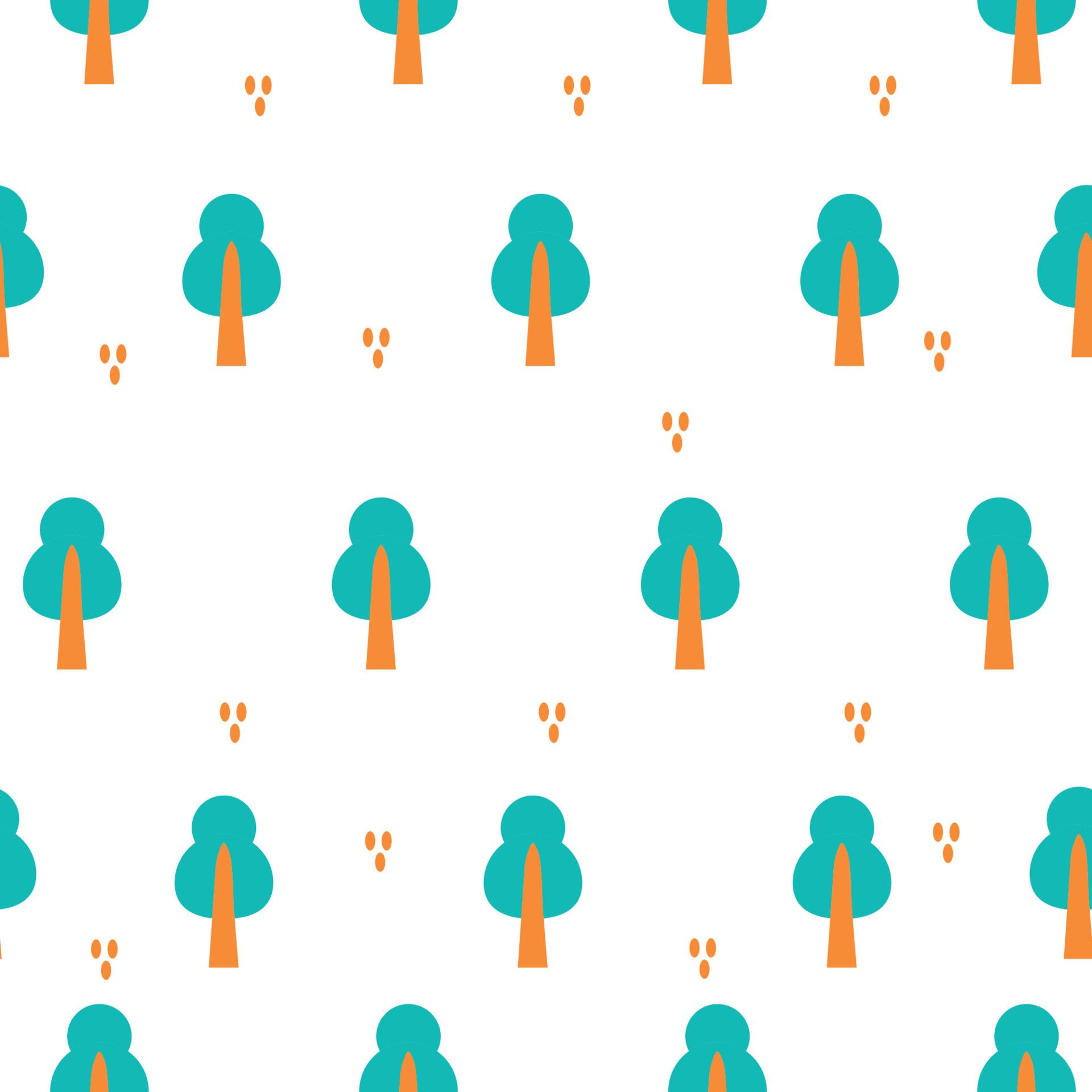 Nature pattern, plants, tree. Vector 13319507 Vector Art at Vecteezy