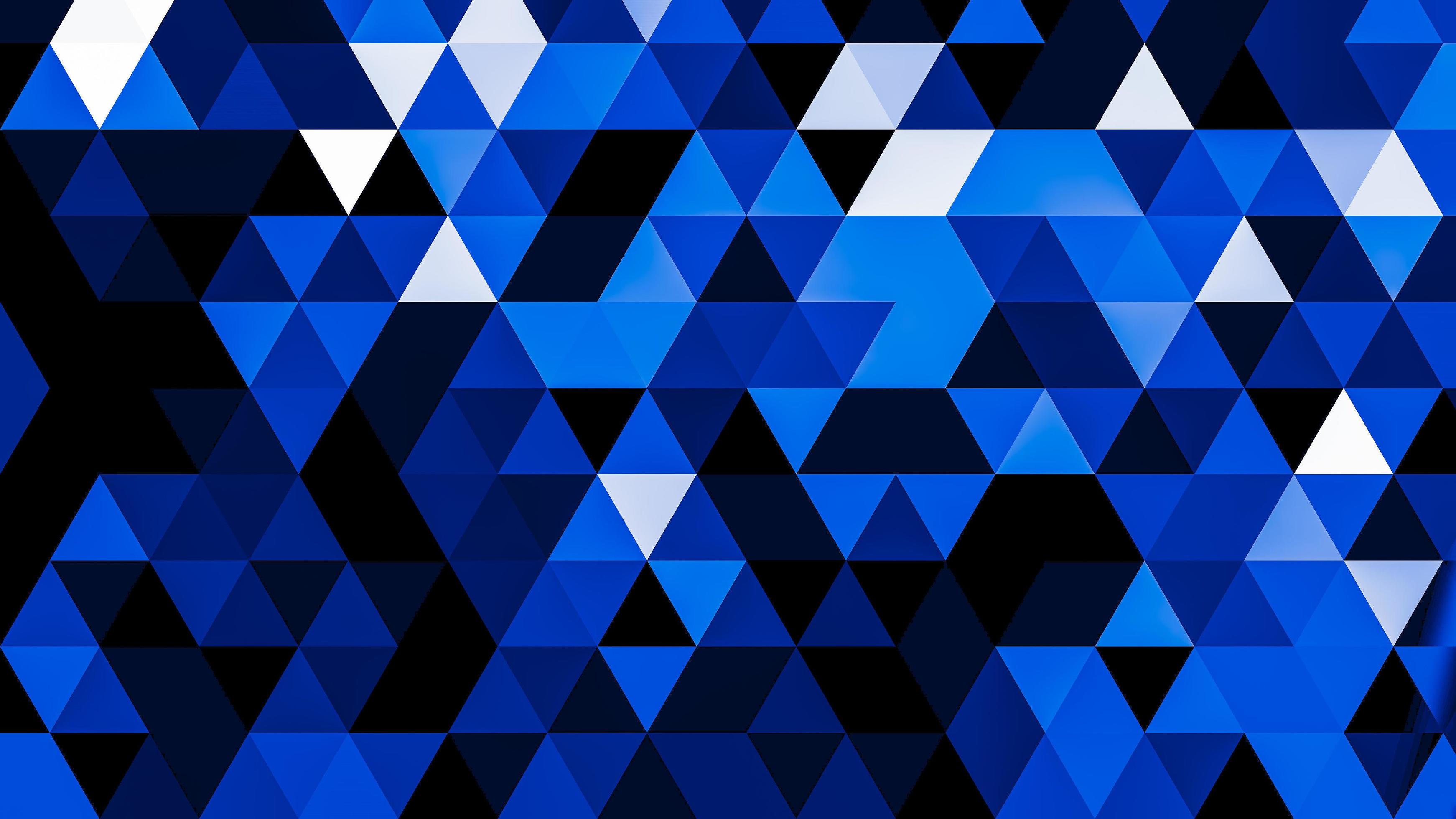 Dark Blue polygonal pattern Abstract geometric background Triangular mosaic, perfect for website ...