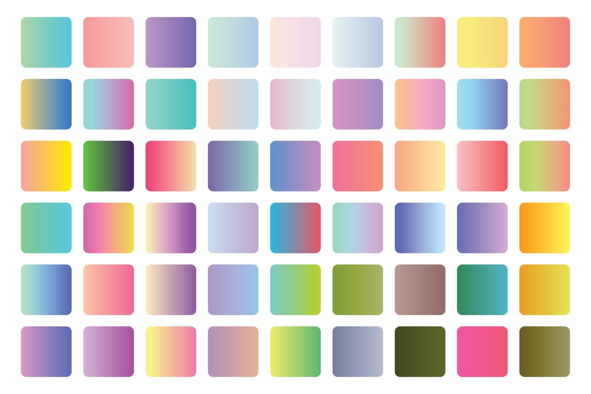 Multi color Vector Gradient Set 13323233 Vector Art at Vecteezy