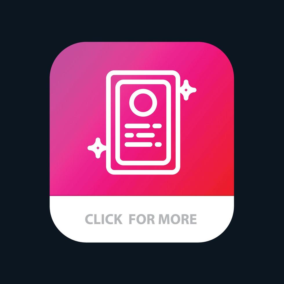 Assignment Job Application Test Mobile App Button Android And Ios Line Version 13325339 Vector