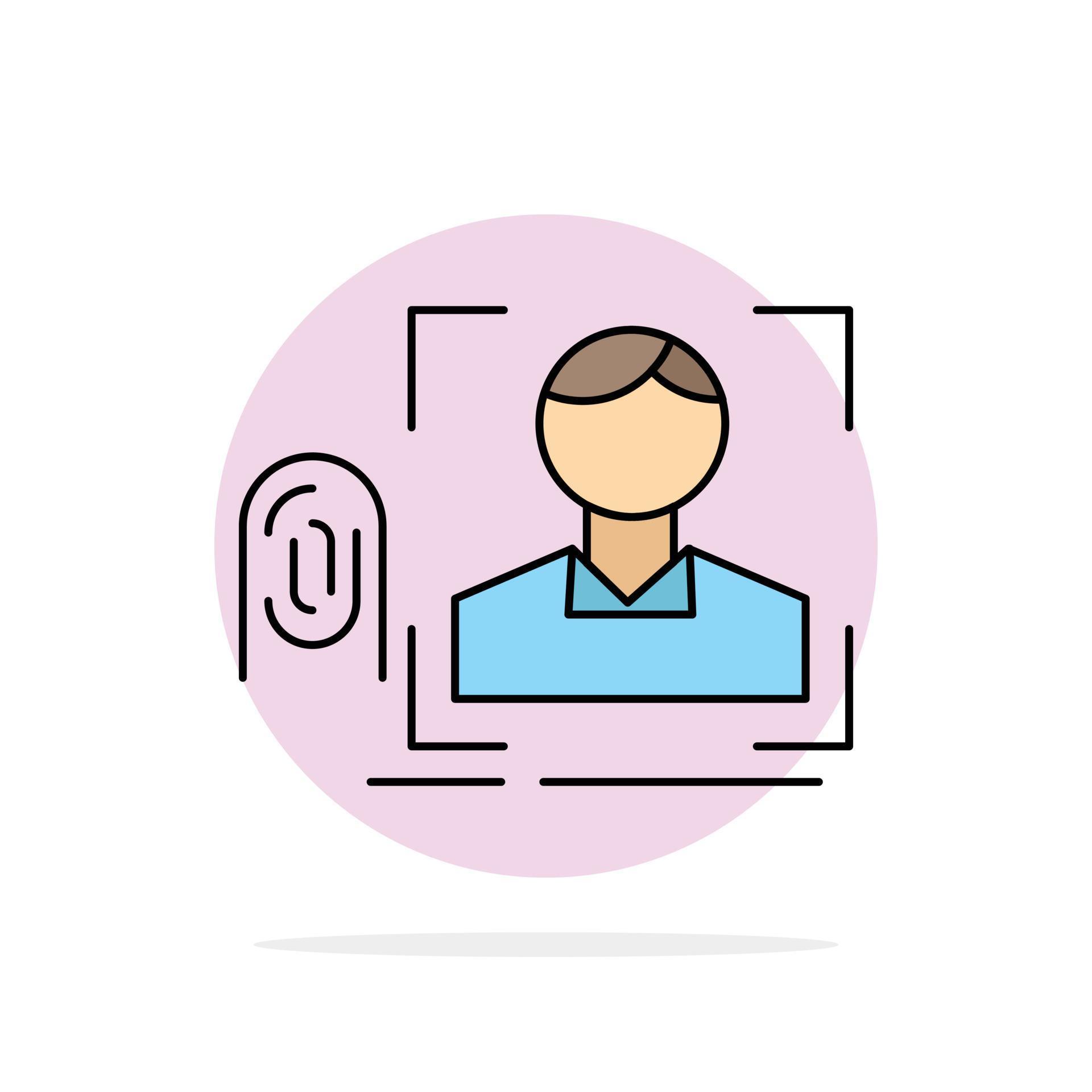 Finger Fingerprint Recognition Scan Scanning Flat Color Icon Vector 13325424 Vector Art At Vecteezy