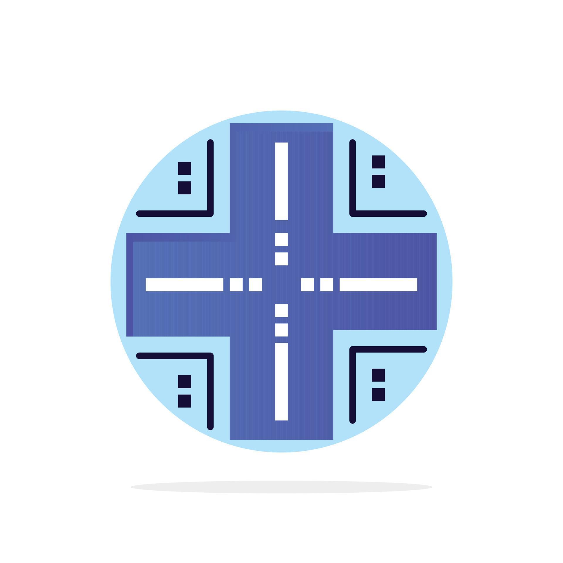Computing Database Datacenter Mainframe Server Abstract Circle Background Flat Color Icon