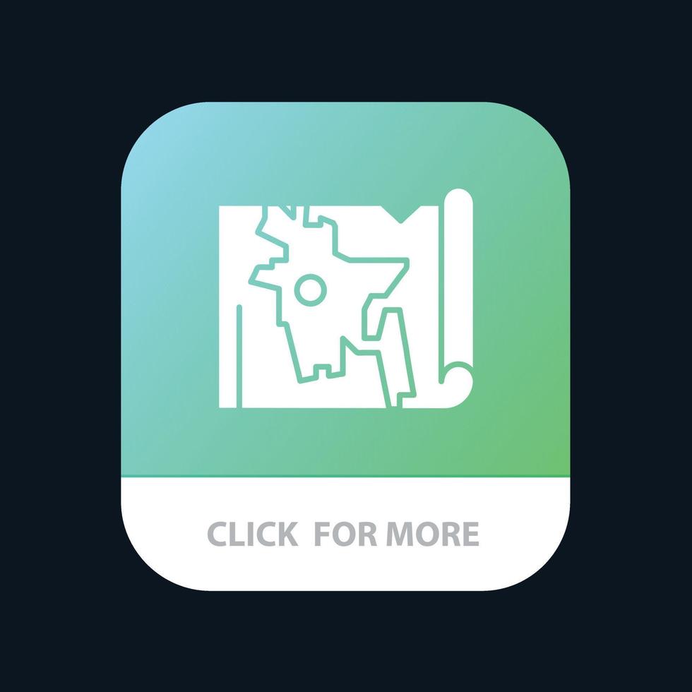 Bangladesh Map World Bangla Mobile App Button Android And Ios Glyph Version 13328913 Vector Art