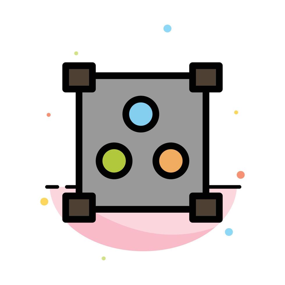 Abstract Design Online Abstract Flat Color Icon Template 13328966 Vector Art At Vecteezy