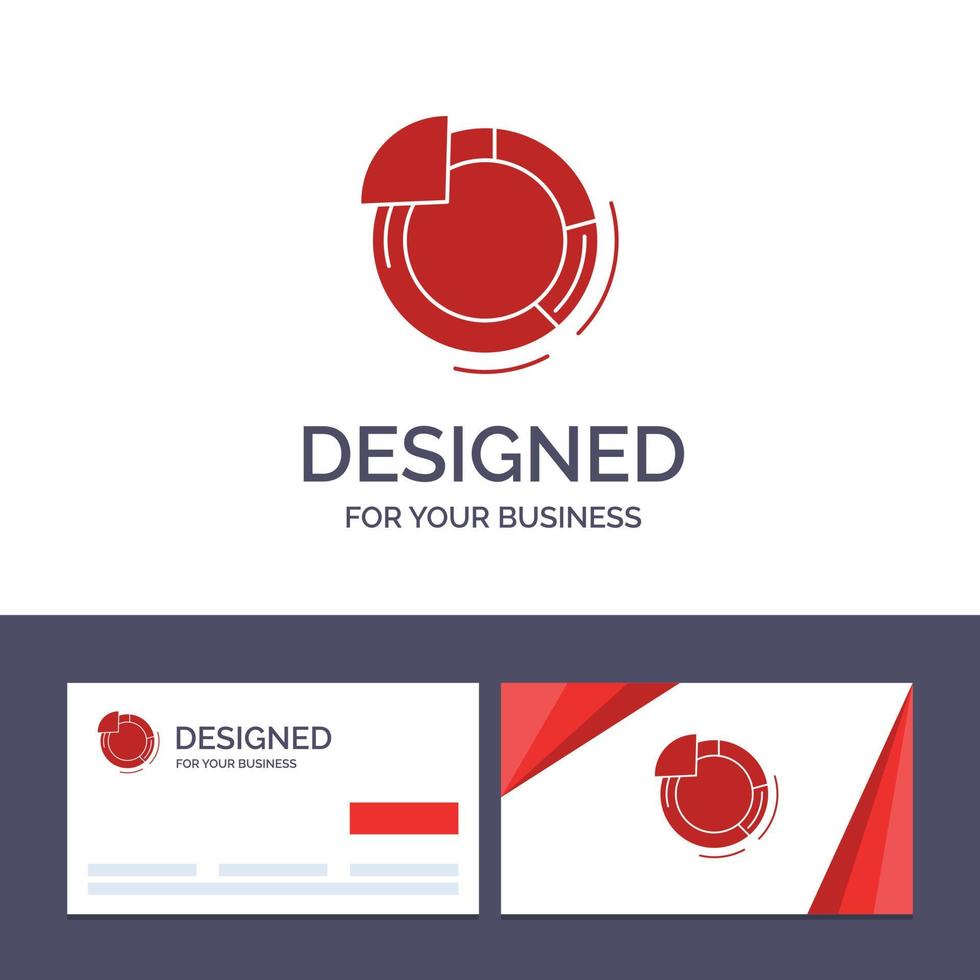 Creative Business Card and Logo template Graph Circle Pie Chart Vector ... Creative Business Card and Logo template Graph Circle Pie Chart Vector ...