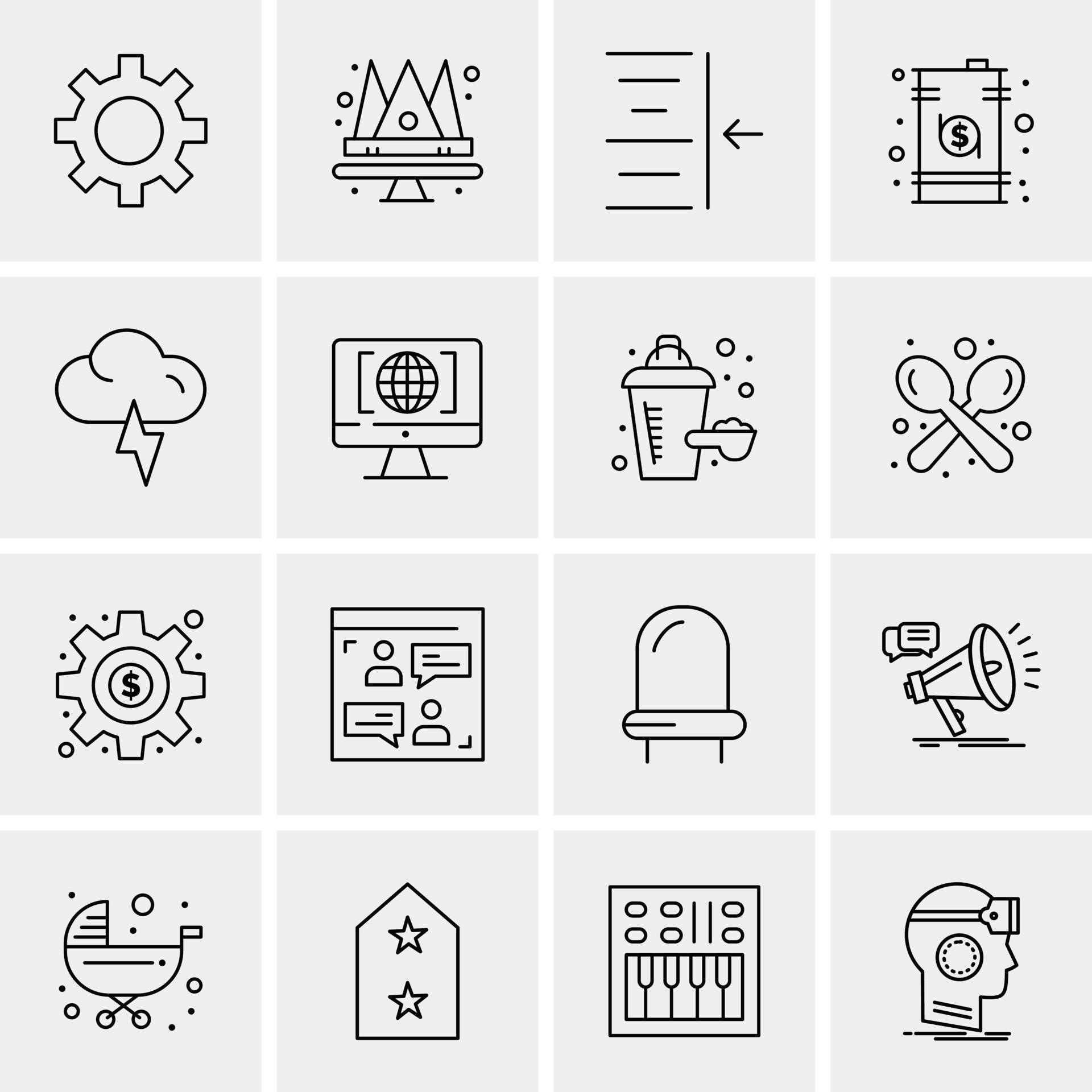Chat Chatting Conversation Dialogue Abstract Flat Color Icon Template