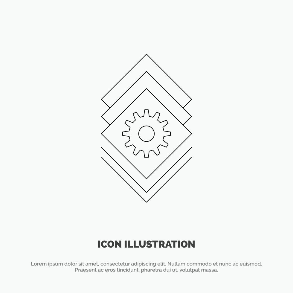 Gear Setting Bundle Server Line Icon Vector 13331955 Vector Art at Vecteezy