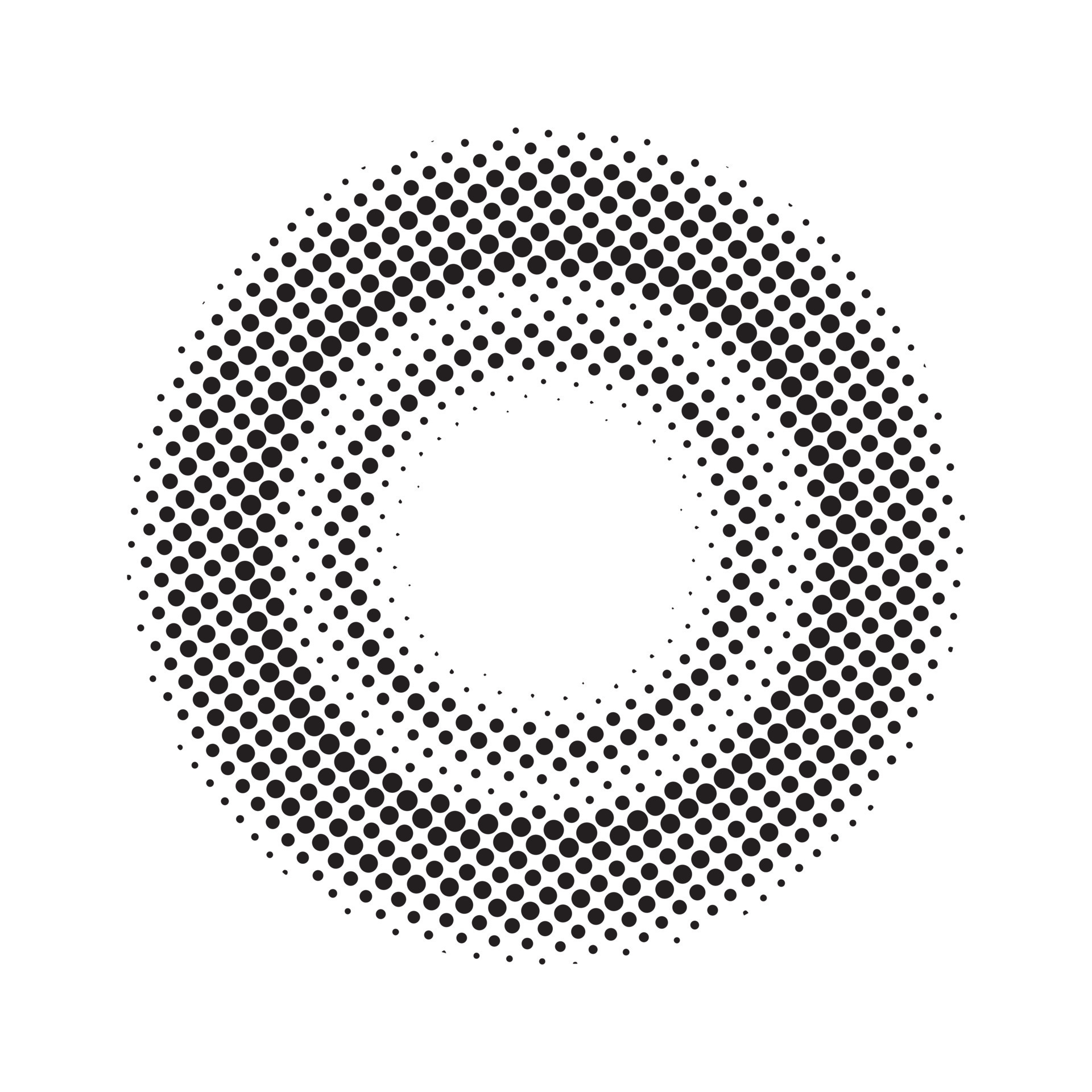 Circle Halftone Pattern Background 13332715 Vector Art At Vecteezy