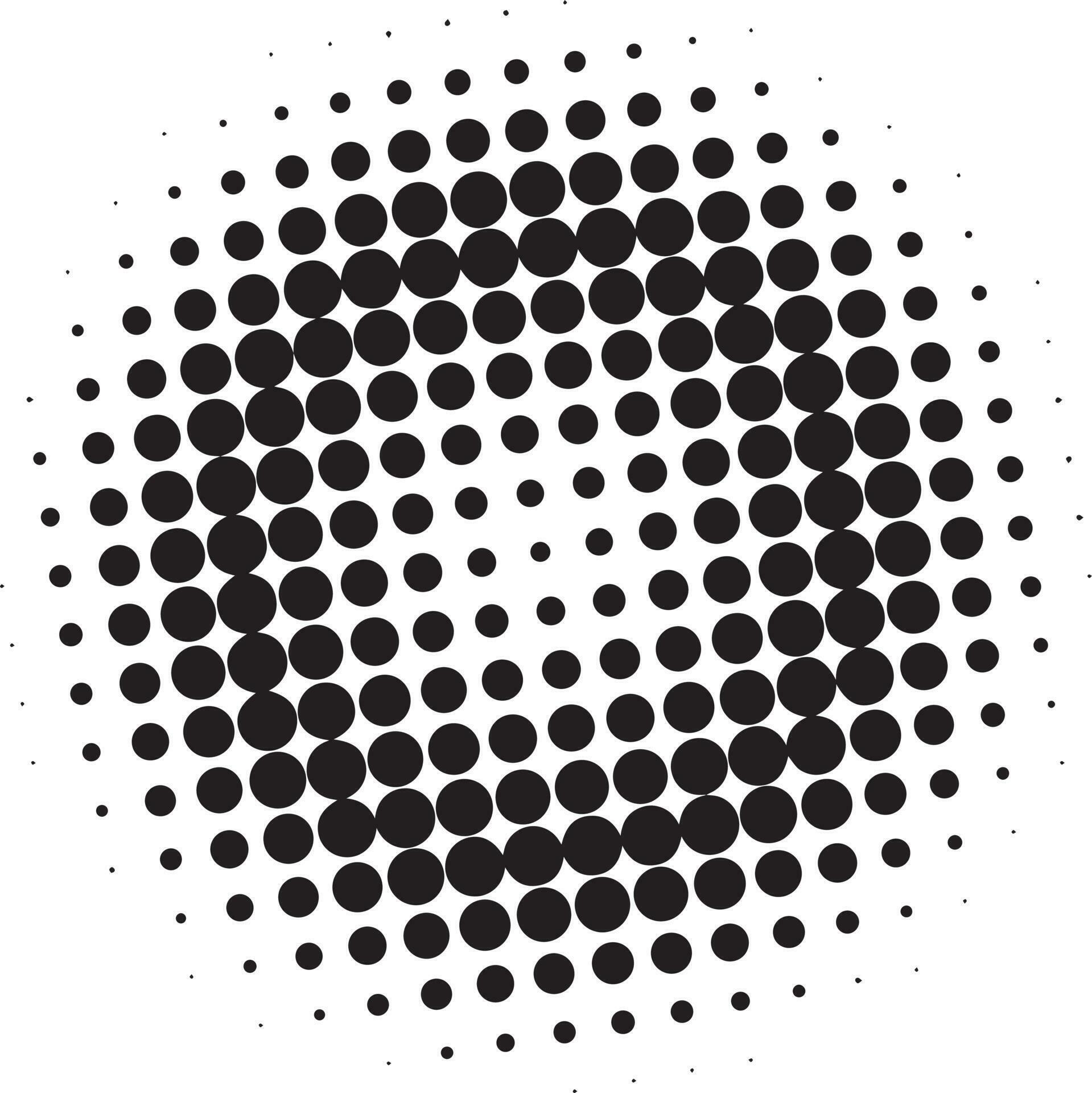 Halftone dot pattern shape 13332732 Vector Art at Vecteezy