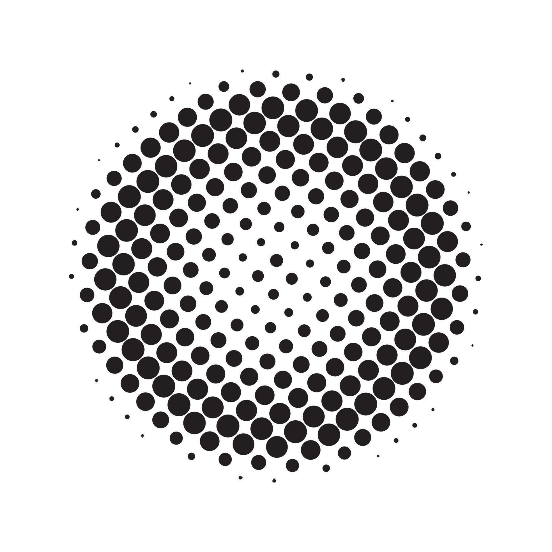 Halftone dot pattern shape 13332770 Vector Art at Vecteezy
