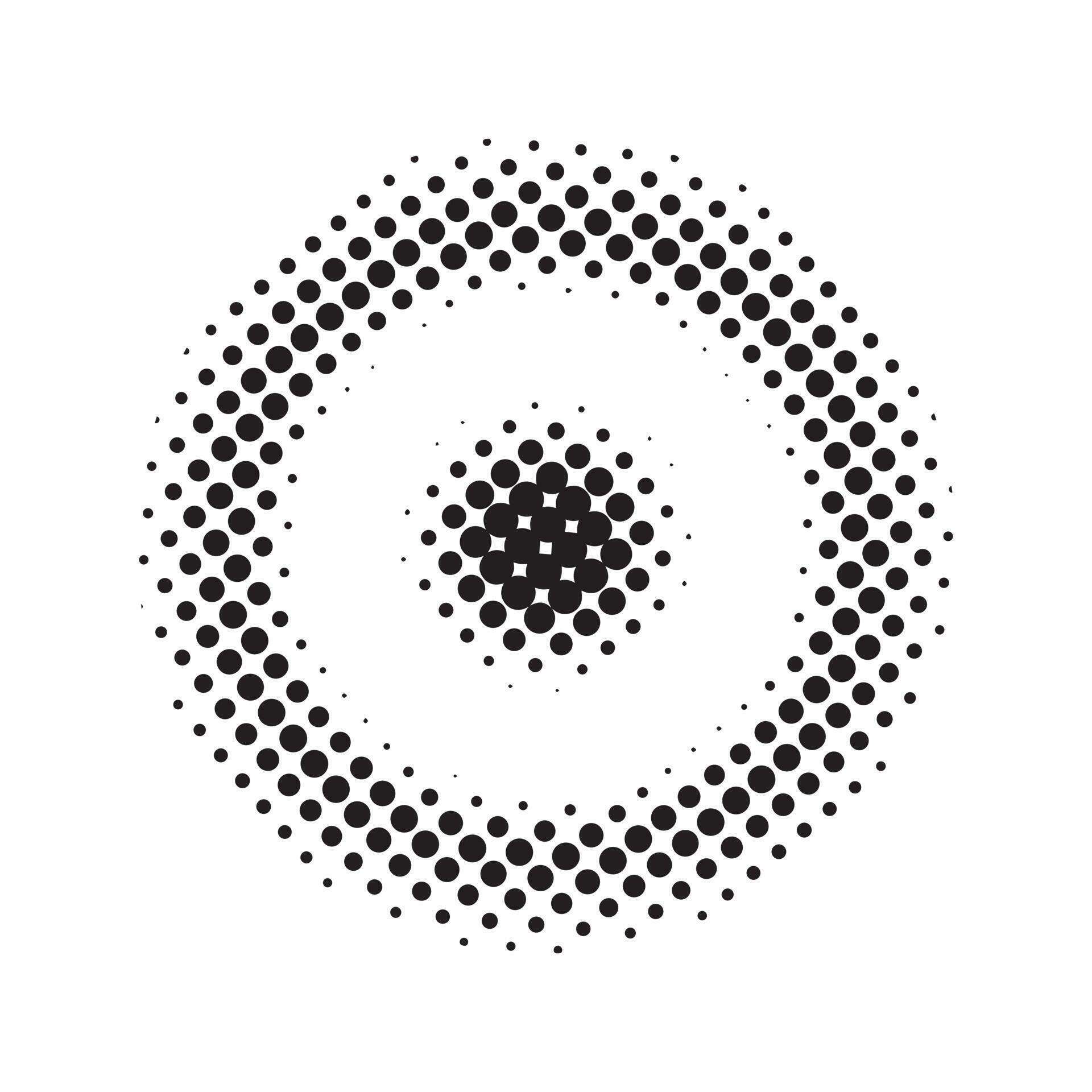 Halftone dot pattern shape 13332781 Vector Art at Vecteezy