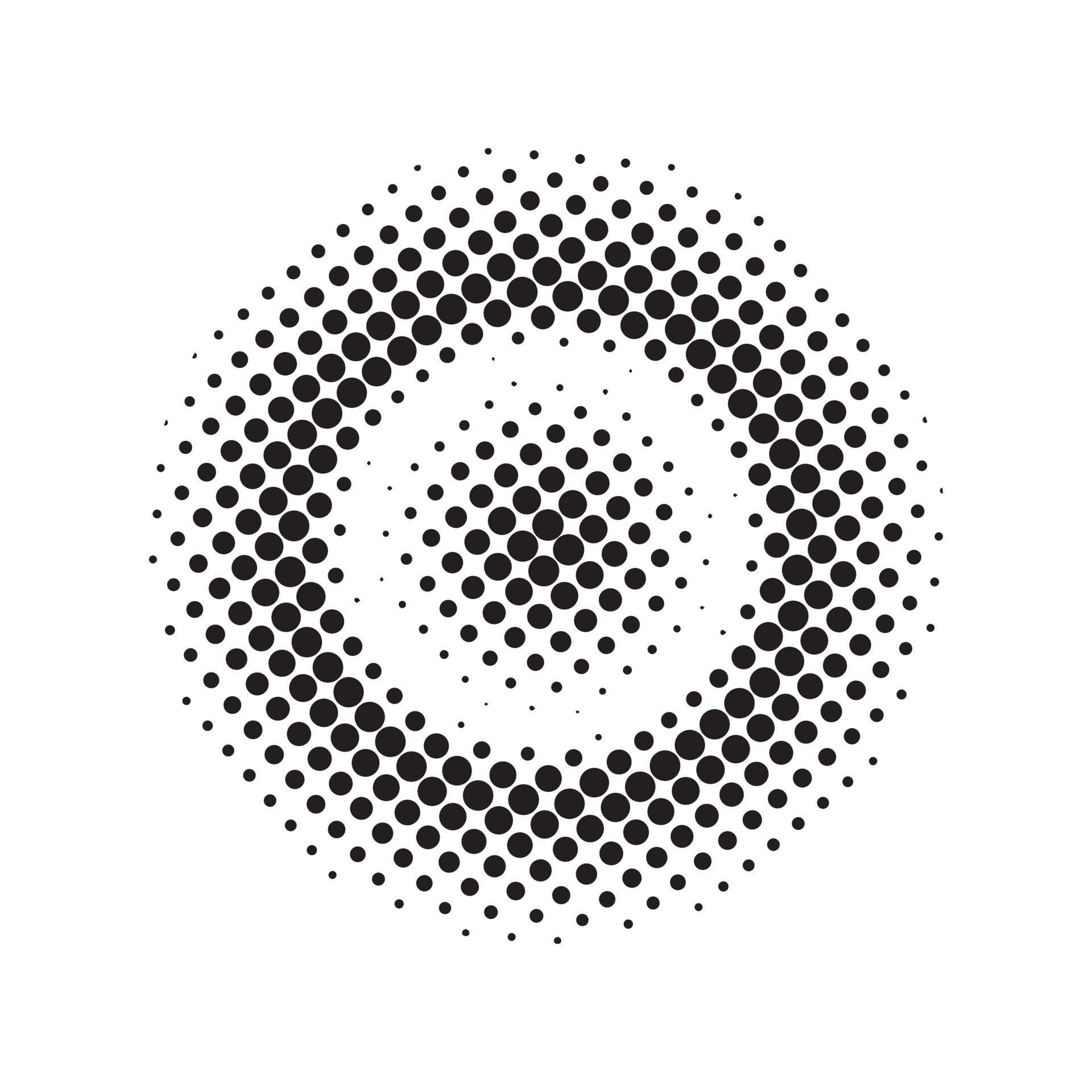 Halftone dot pattern shape 13332784 Vector Art at Vecteezy