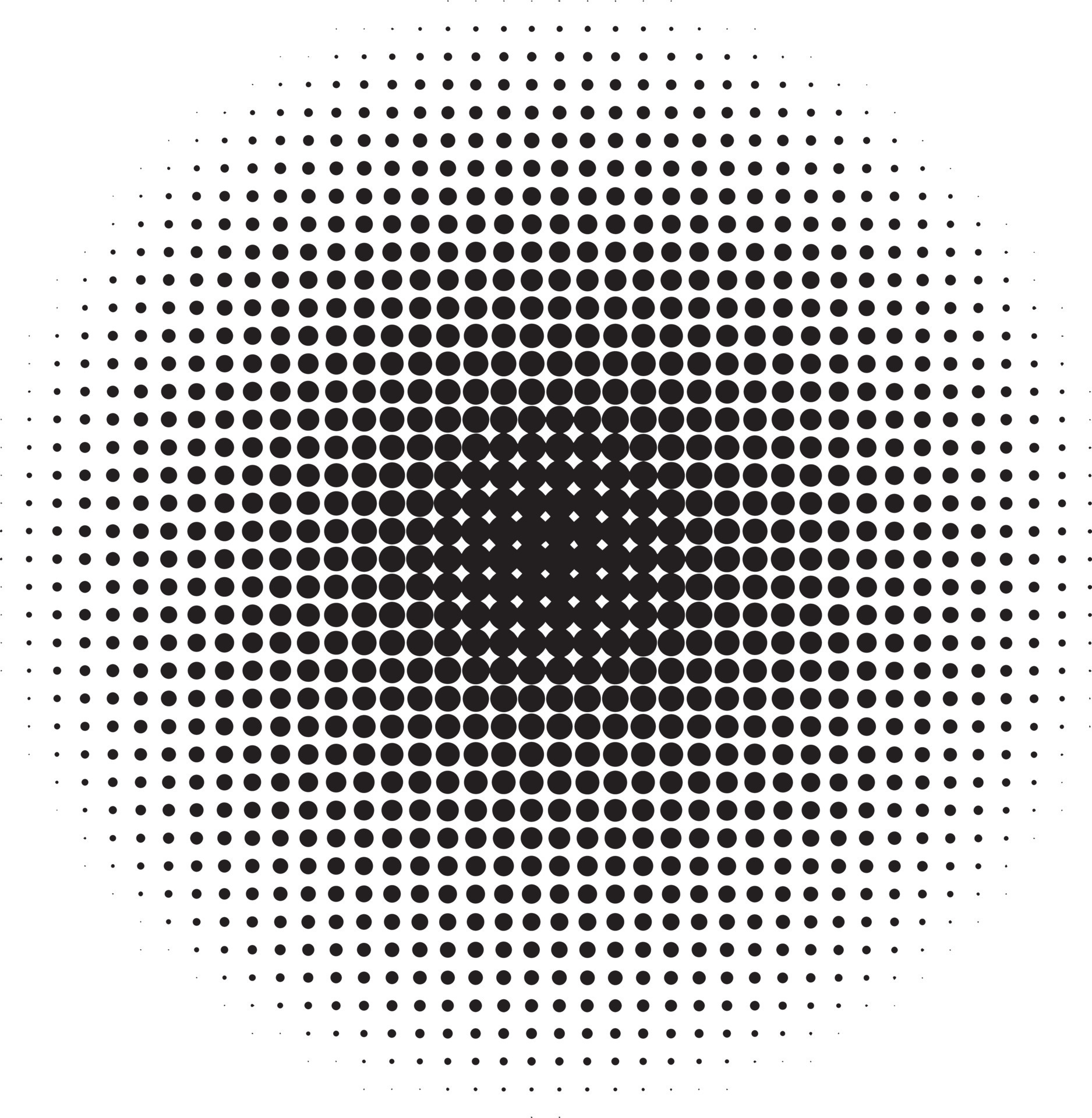 Halftone Circular Pattern 13332863 Vector Art At Vecteezy