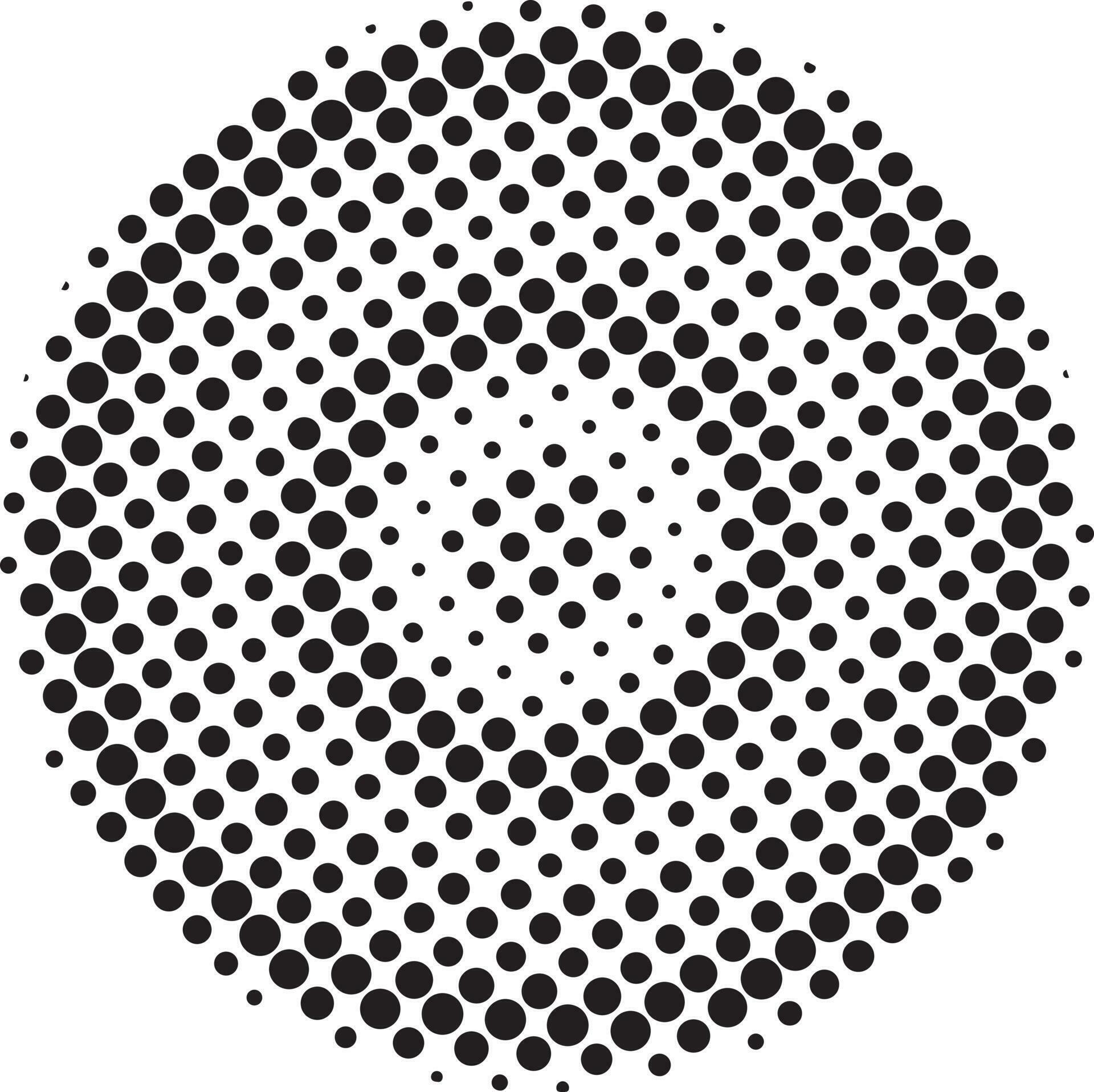 Halftone circular pattern 13332928 Vector Art at Vecteezy