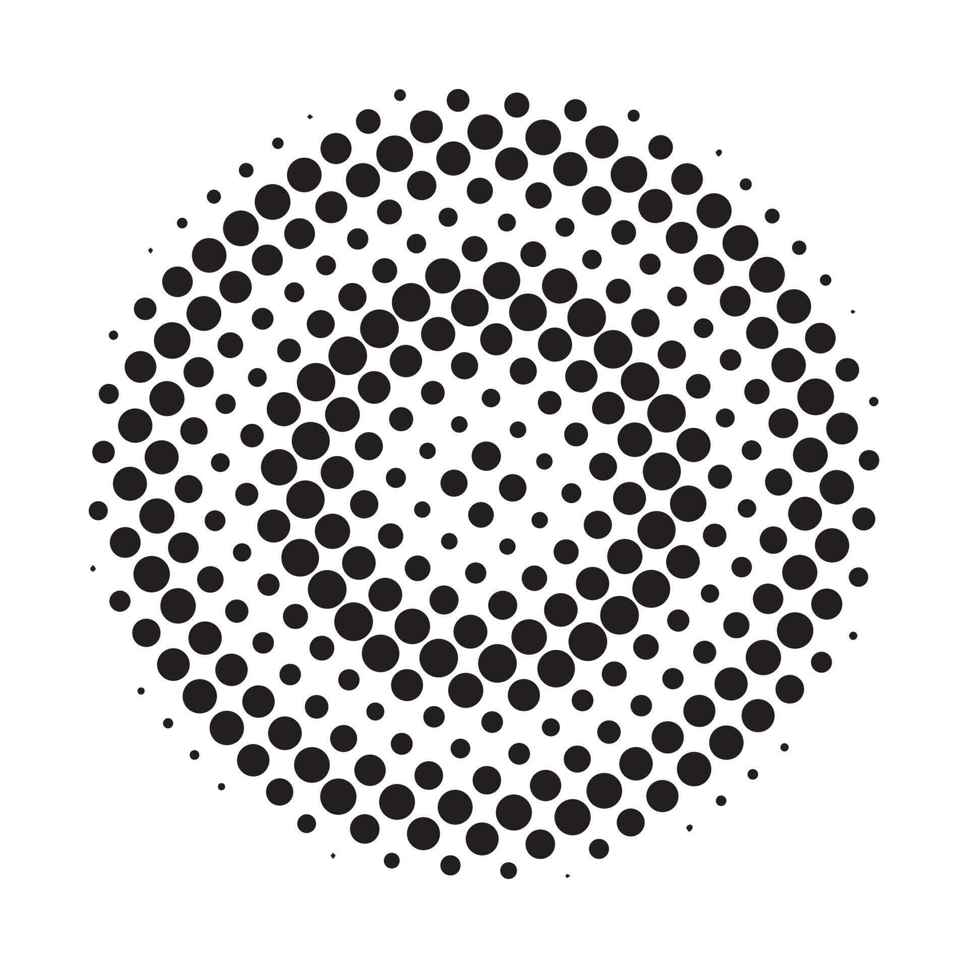 Halftone circular pattern 13332933 Vector Art at Vecteezy