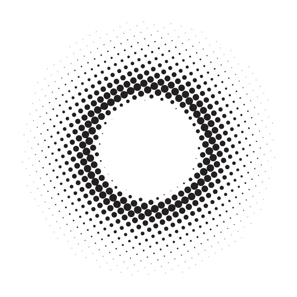 Circle halftone pattern vector 13332944 Vector Art at Vecteezy