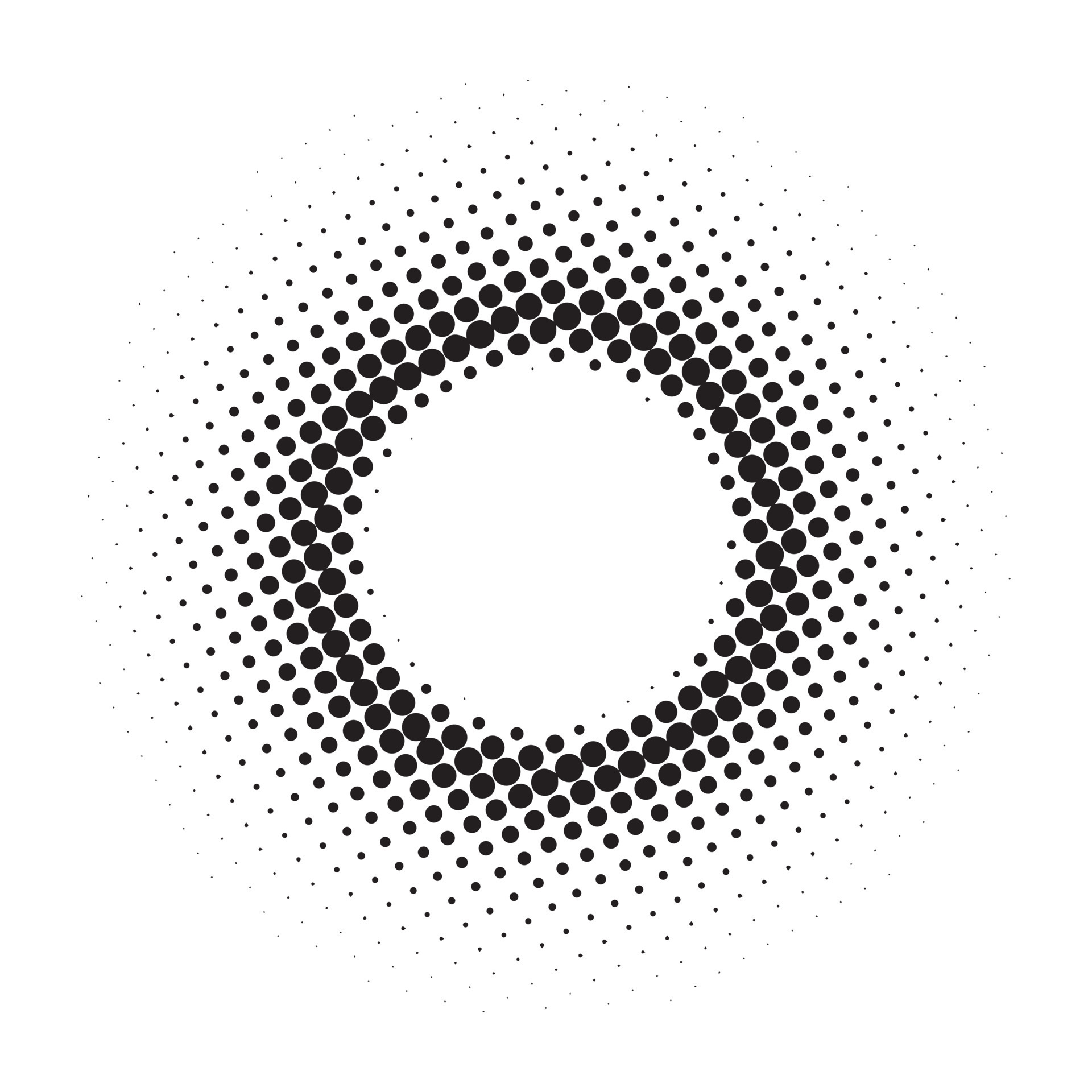 Circle Halftone Pattern Vector 13332944 Vector Art At Vecteezy