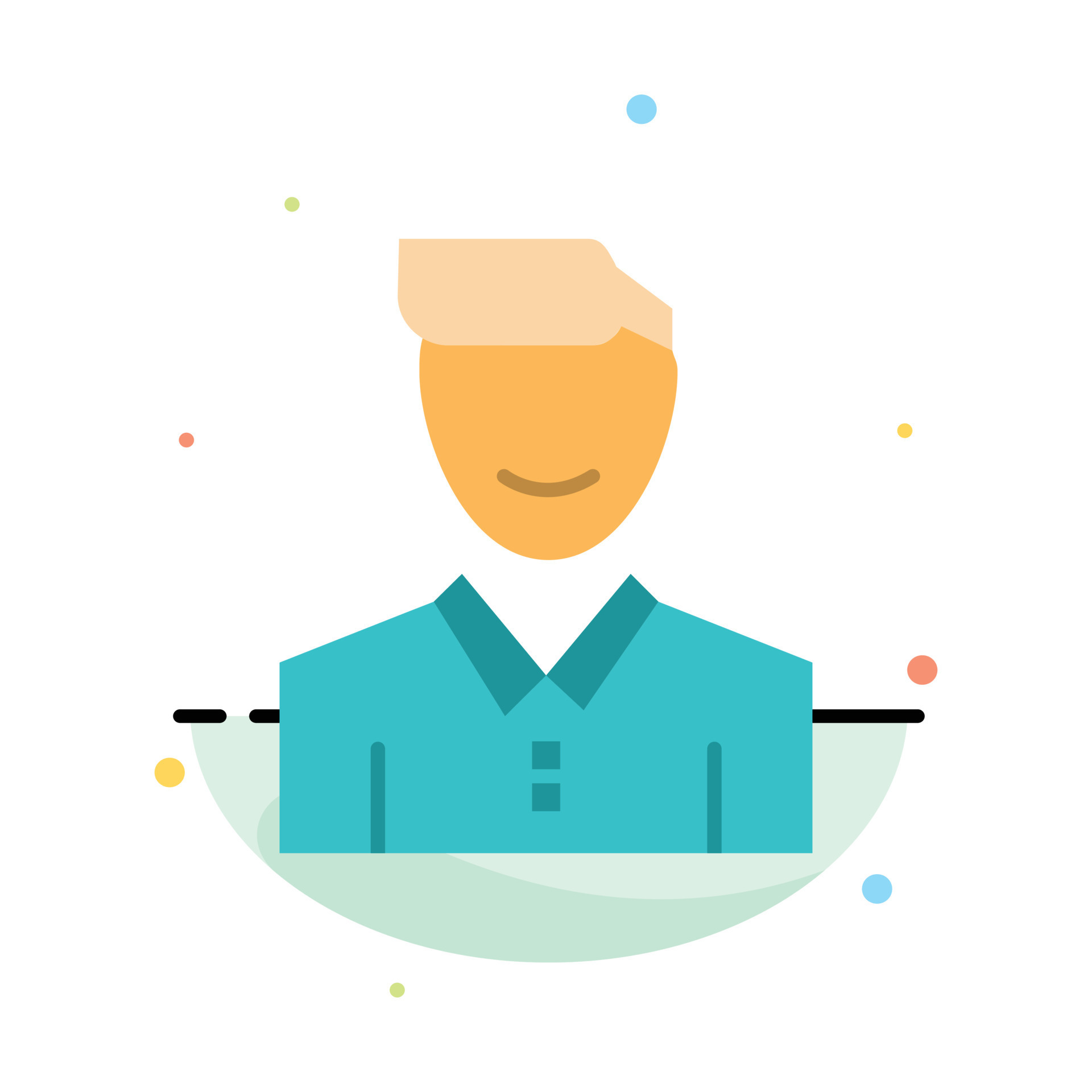 Avatar Client Face Happy Man Person User Abstract Flat Color Icon Template 13333446 Vector Art