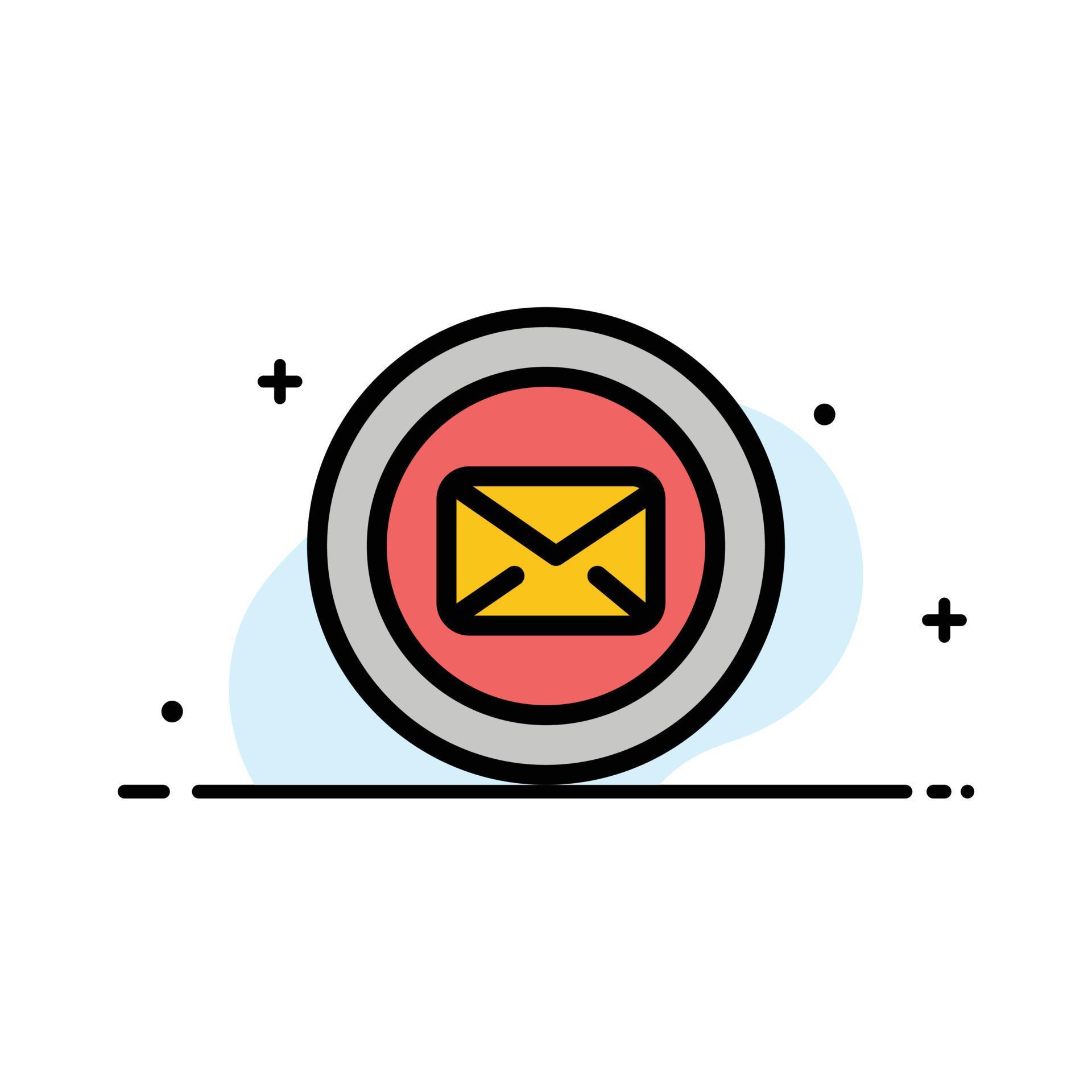 Chat Message Support Text Message Typing Business Flat Line Filled Icon