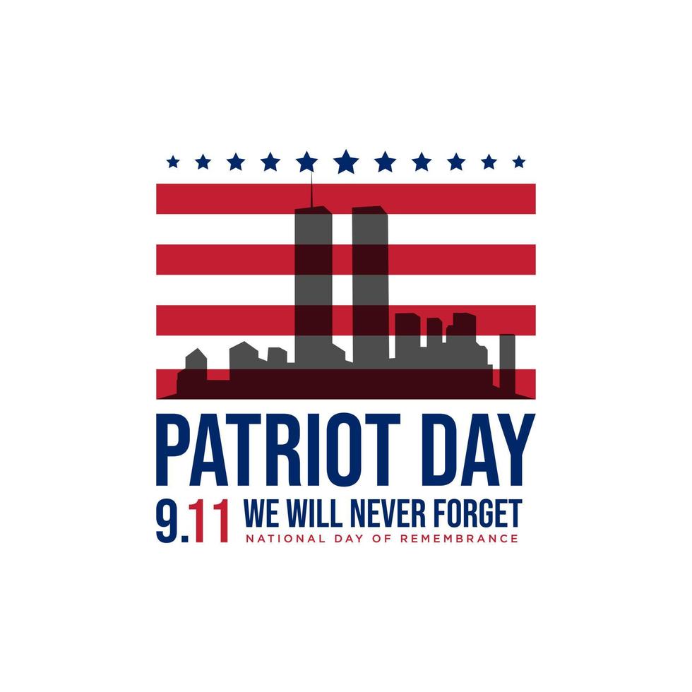 911 patriot day background patriot day september vector image 13335042 ...