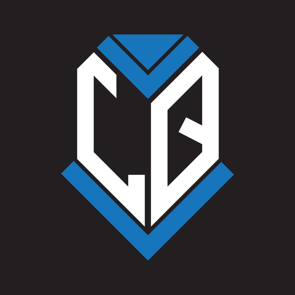 diseño de logotipo de letra lq sobre fondo negro. lq creative iniciales carta logo concepto ...
