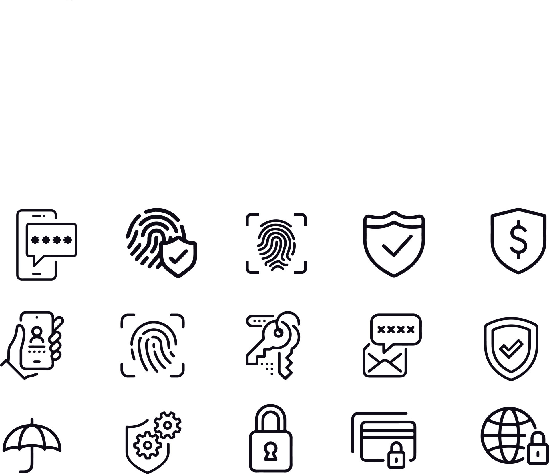 Authentication And Identification Line Icon 13335978 Vector Art At Vecteezy