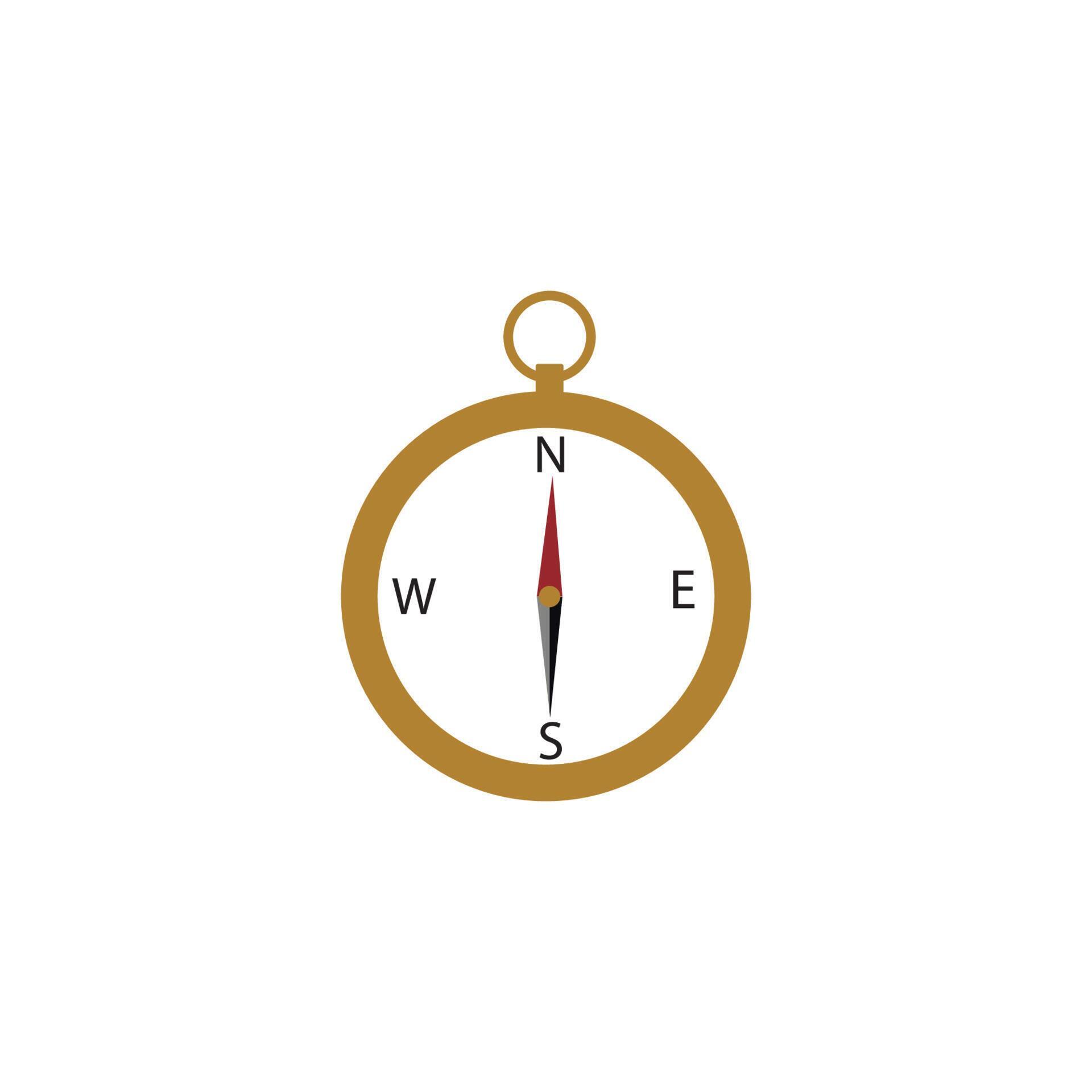 Compass Logo Icon 13337607 Vector Art At Vecteezy