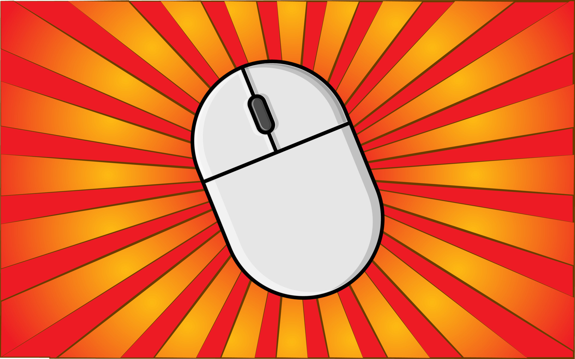 Modern wireless computer mouse for the Internet on a background of ...