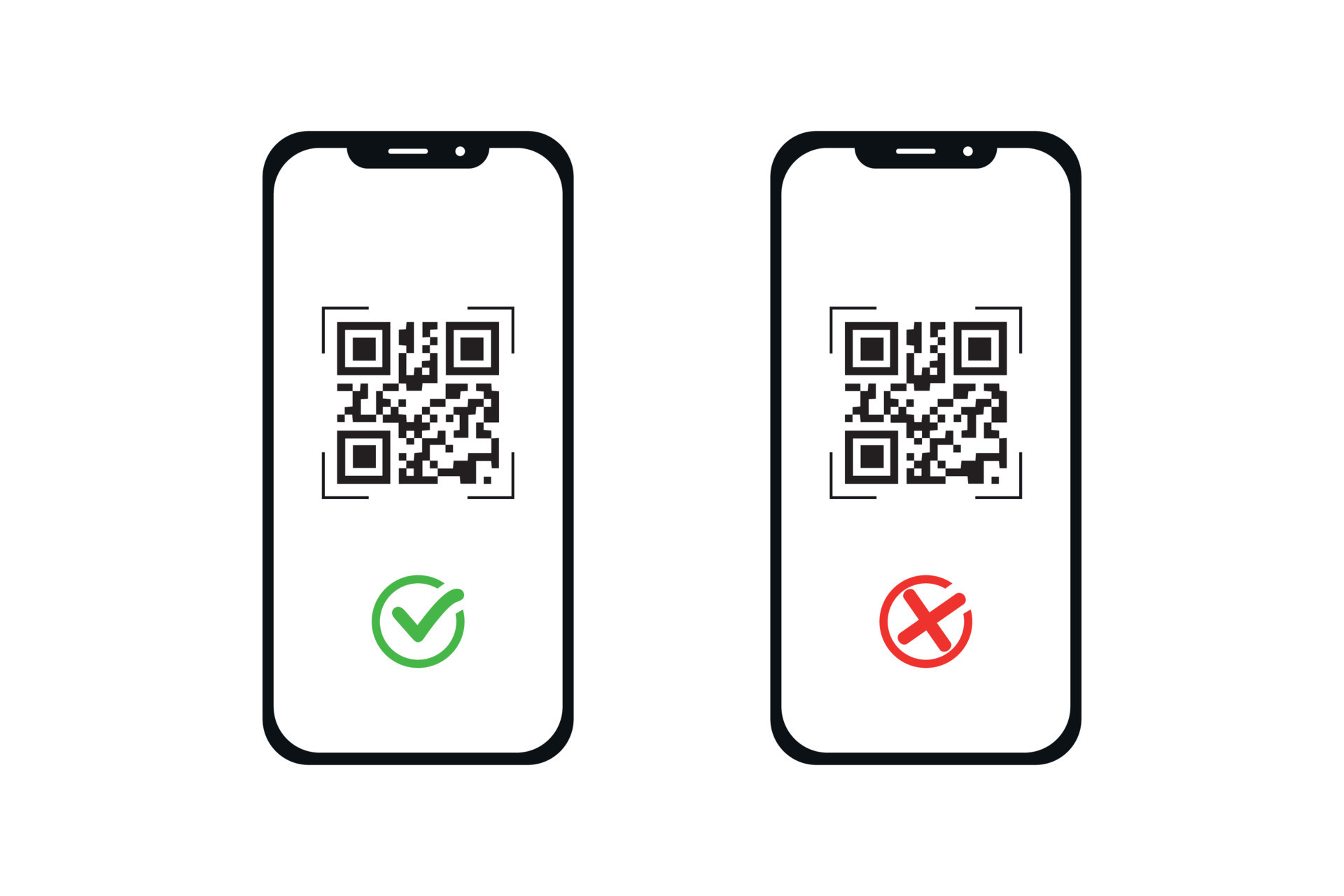 Qr code concept in smartphone. 13339760 Vector Art at Vecteezy Qr code concept in smartphone. 13339760 Vector Art at Vecteezy