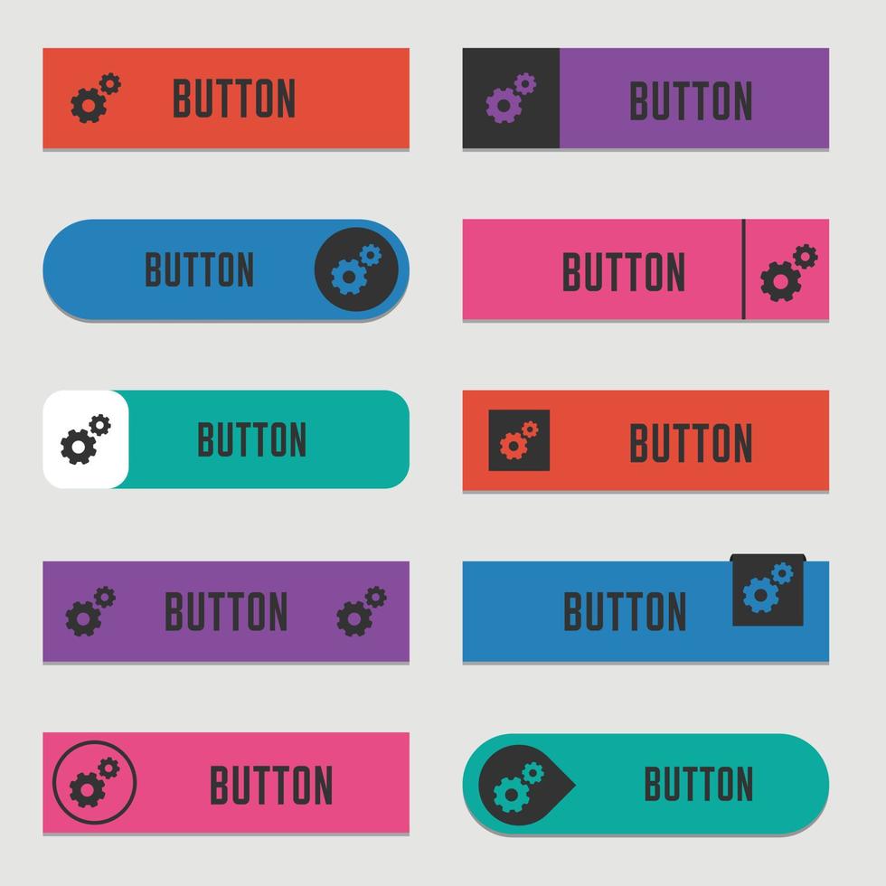 User Interface buttons design set vector 13341596 Vector Art at Vecteezy User Interface buttons design set vector 13341596 Vector Art at Vecteezy