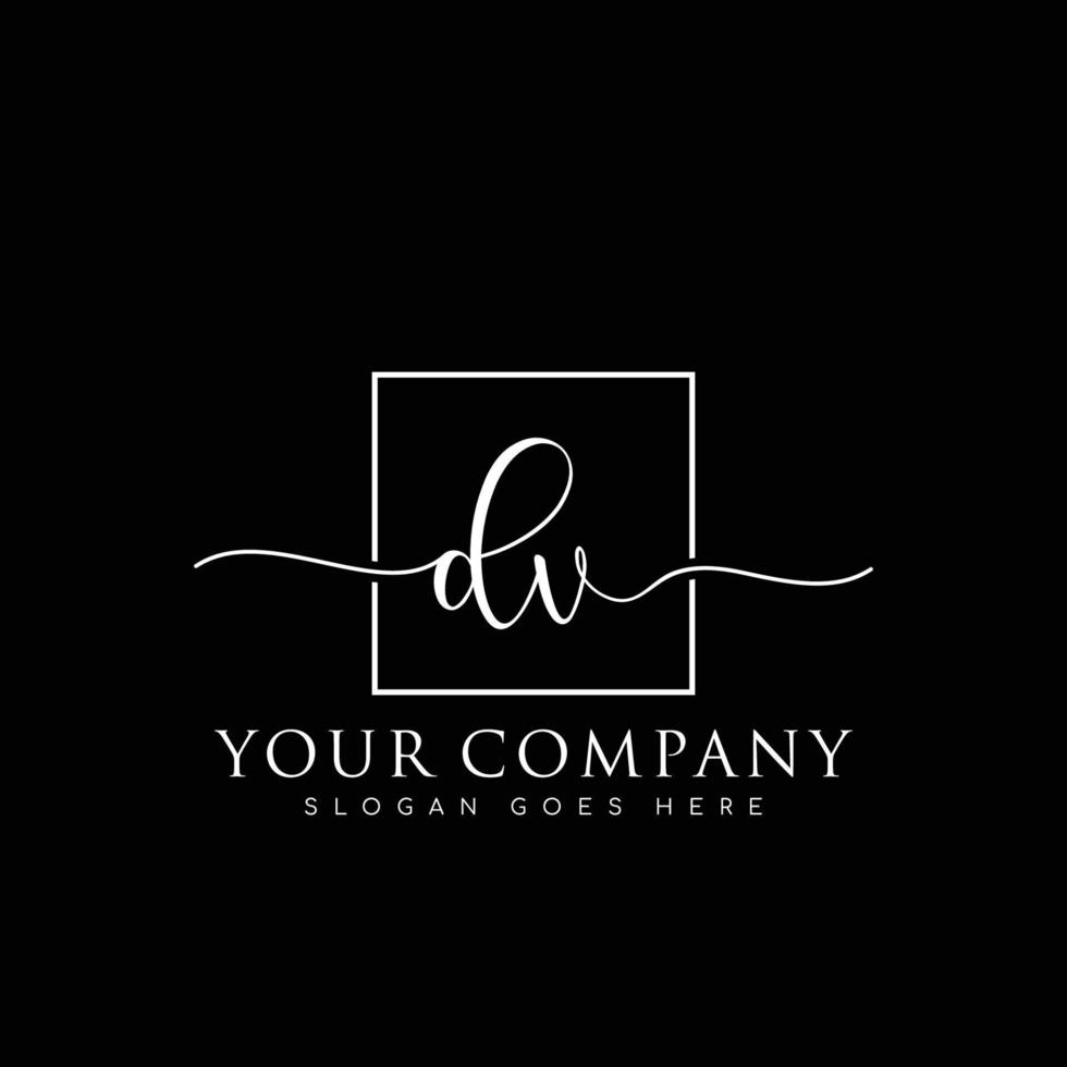 DV Initial handwriting minimalist logo vector 13342323 Vector Art at ... DV Initial handwriting minimalist logo vector 13342323 Vector Art at ...