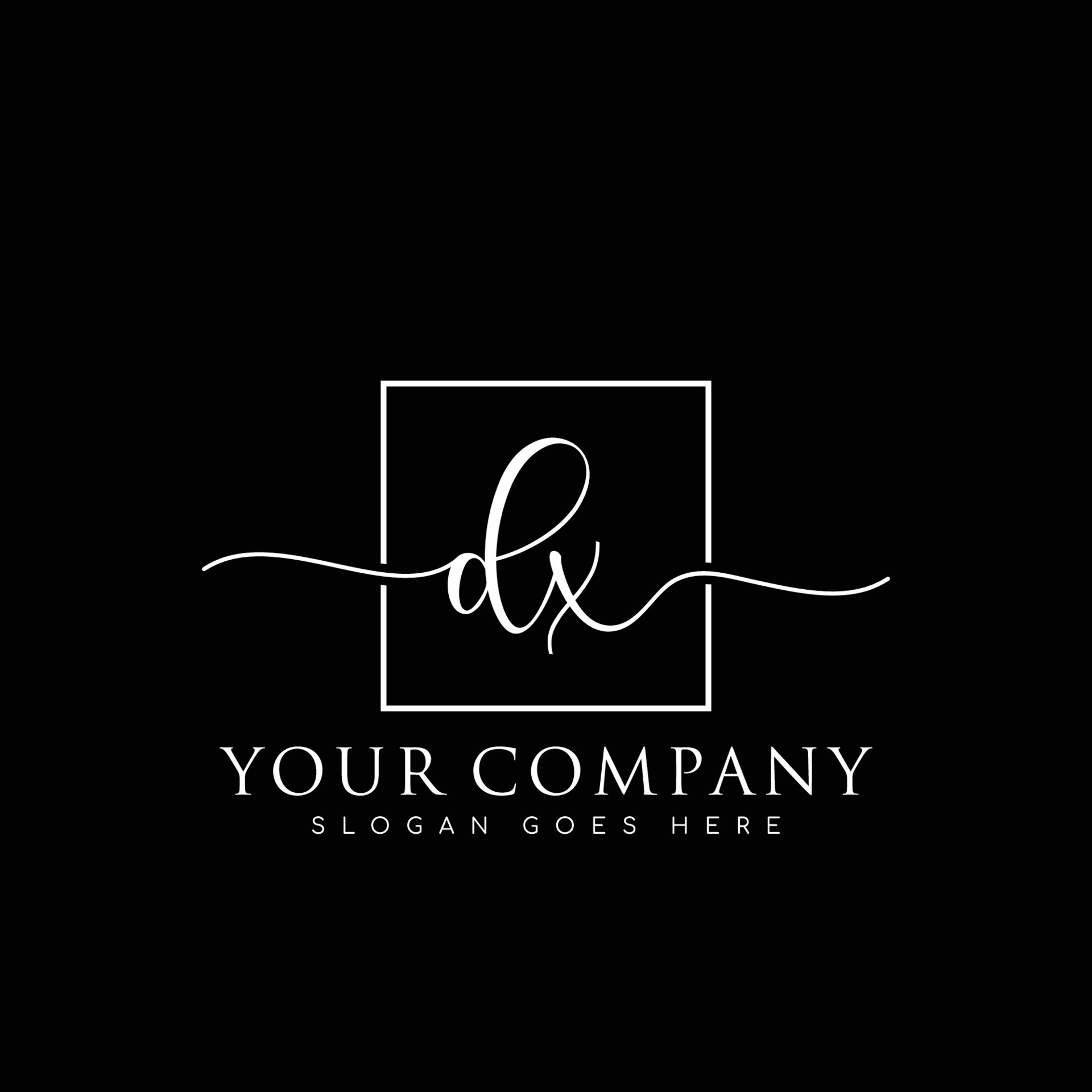 DX Initial handwriting minimalist logo vector 13342325 Vector Art at ... DX Initial handwriting minimalist logo vector 13342325 Vector Art at ...