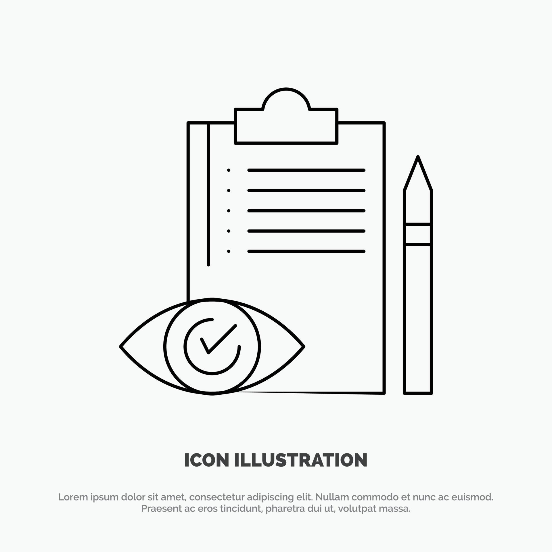 Quality Control Backlog Checklist Control Plan Line Icon Vector 13343349 Vector Art At Vecteezy