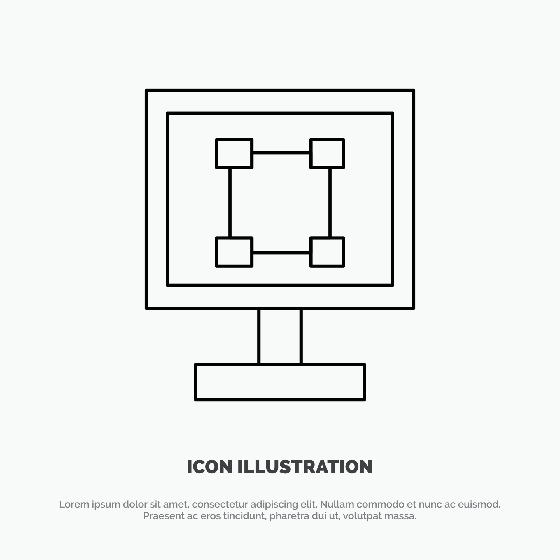 Crop Graphics Design Program Application Line Icon Vector 13344707 Vector Art at Vecteezy