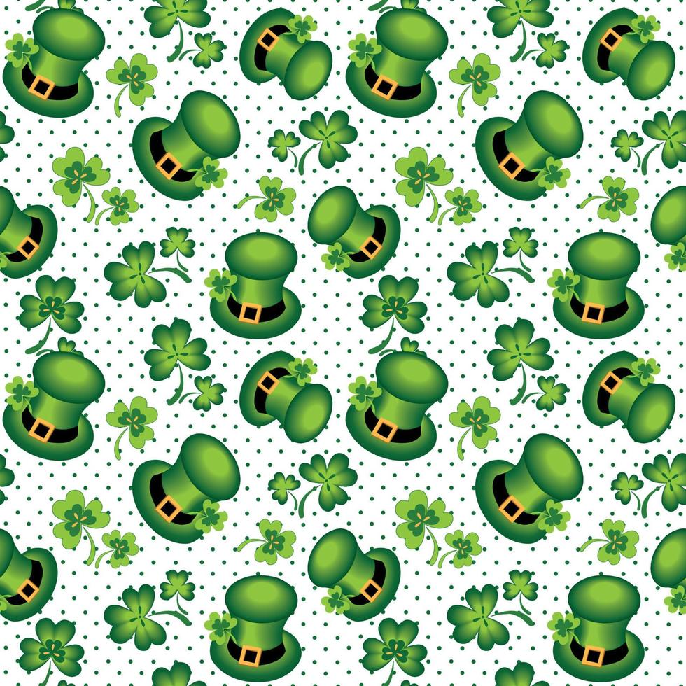 Seamless pattern of St. Patrick's Day- Vector design 13345181 Vector ...