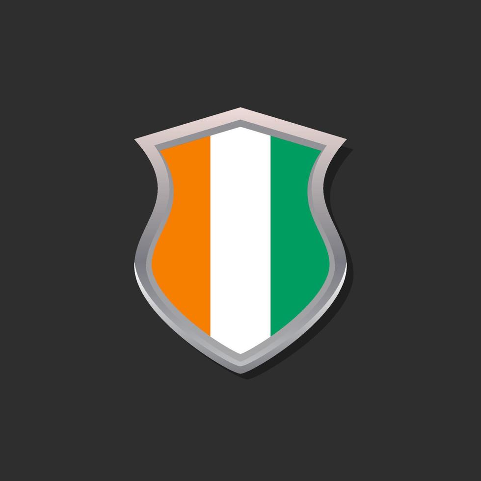 Illustration Of Ivory Coast Flag Template 13346779 Vector Art At Vecteezy