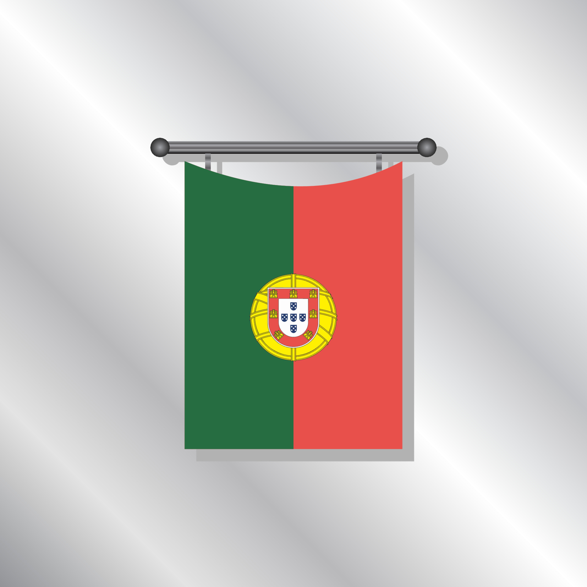 ilustración de plantilla de bandera de portugal 13349610 Vector en Vecteezy
