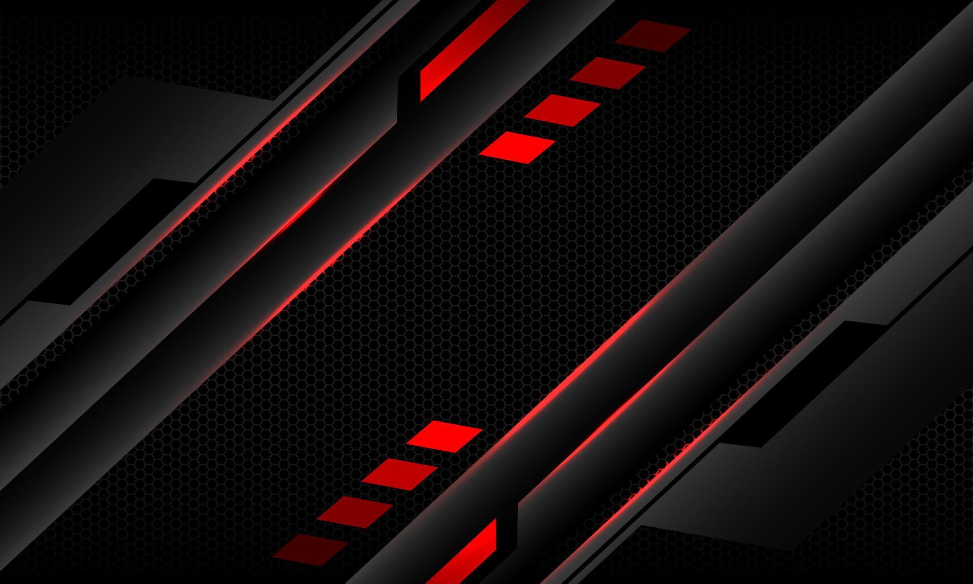 Abstract metallic red line black cyber dynamic geometric banner on ... Abstract metallic red line black cyber dynamic geometric banner on ...