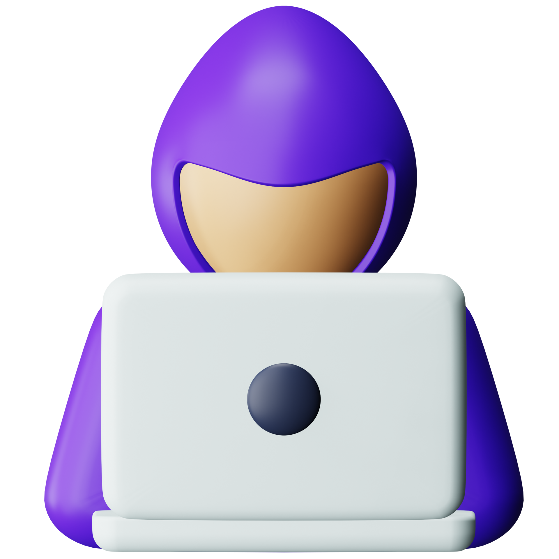Hacker 3d Rendering Isometric Icon 13363762 Png